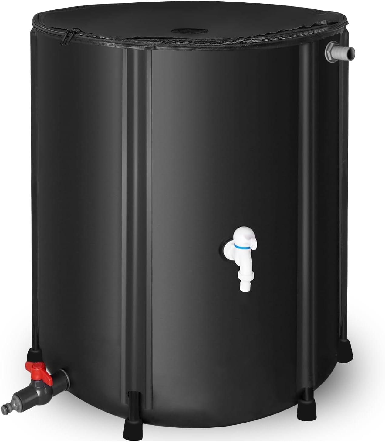 Collapsible Rain Barrel,53-100 Gallon Collapsible Water Collection ...