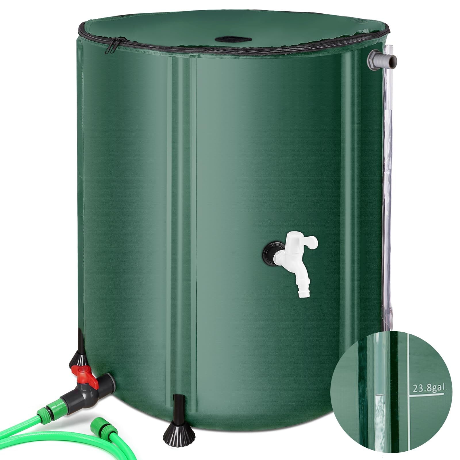 Free Shipping! Collapsible Rain Barrel 53 Gallon FIMEI Water Collection ...