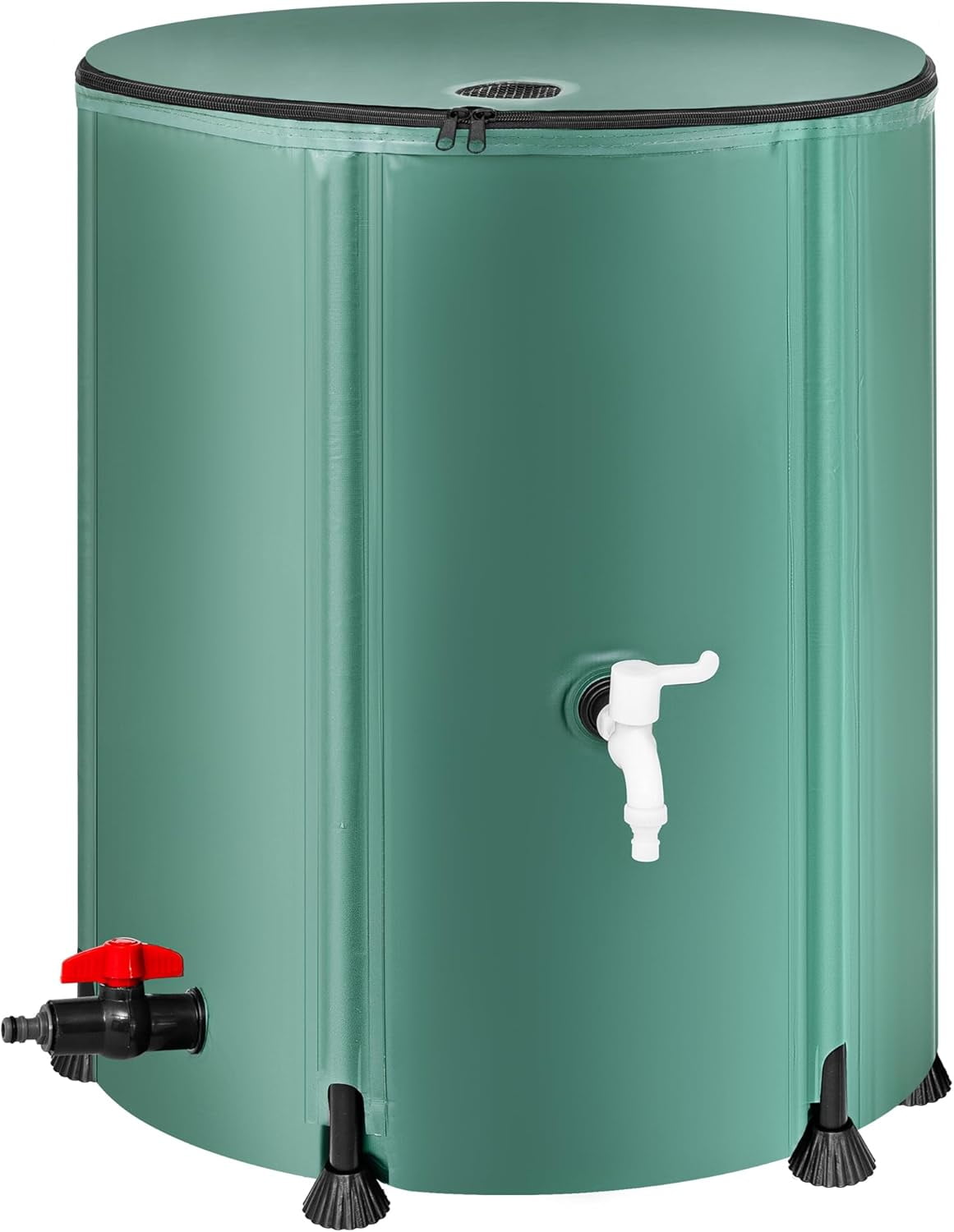 Collapsible Rain Barrel Water Storage Containers-53 Gallon Portable ...