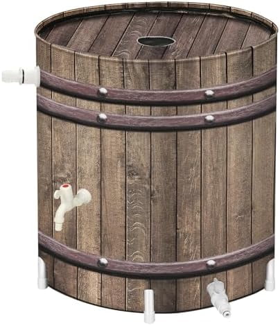 Collapsible Rain Barrels, 50 Gallon Rain Water Collection Barrel, Rain ...