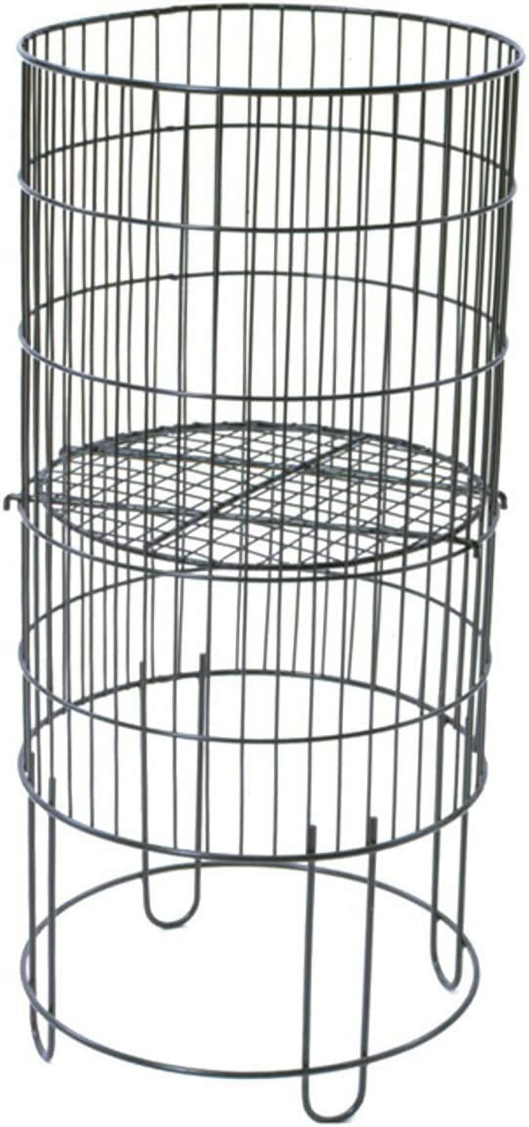 Collapsible Round Dump Bin Display Basket Retail Store Fixture 15" Dia ...