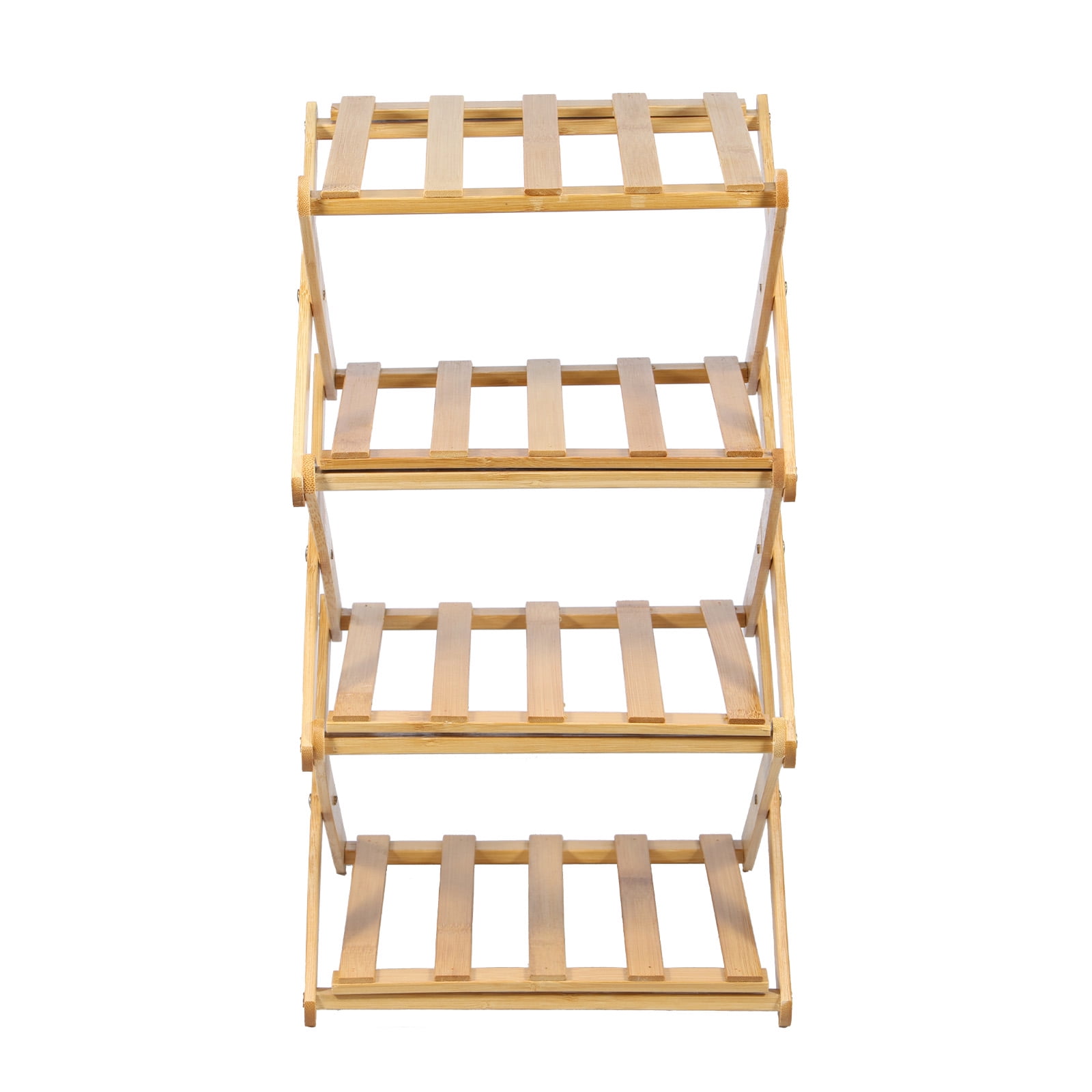 Collapsible Shoes Shelf Solid Corner Folding Shoe Shelf Stable Foldable ...