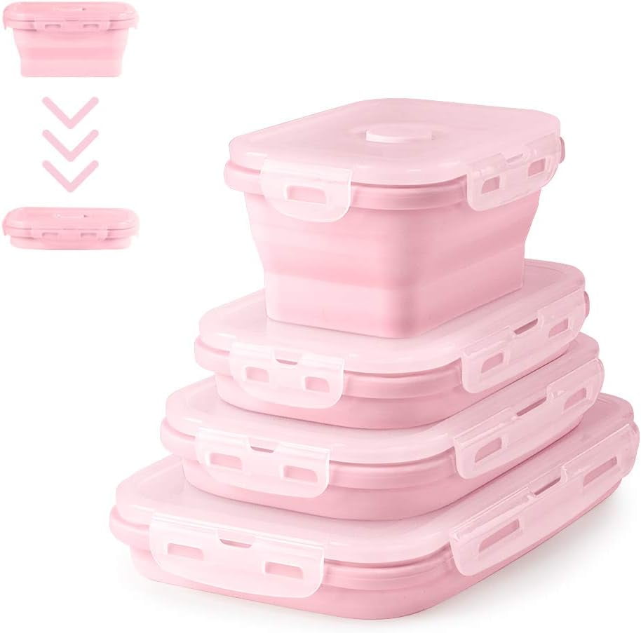 Collapsible Silicone Containers, Space-Saving Storage Solutions For ...