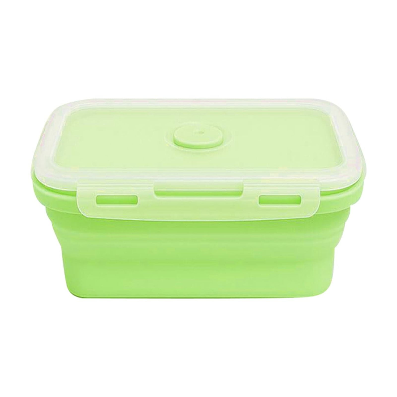 Collapsible Silicone Food Containers, Ongmies Bento Box with Lid ...