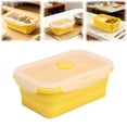 Collapsible Silicone Food Containers with Lids, Microwave Freezer Safe ...