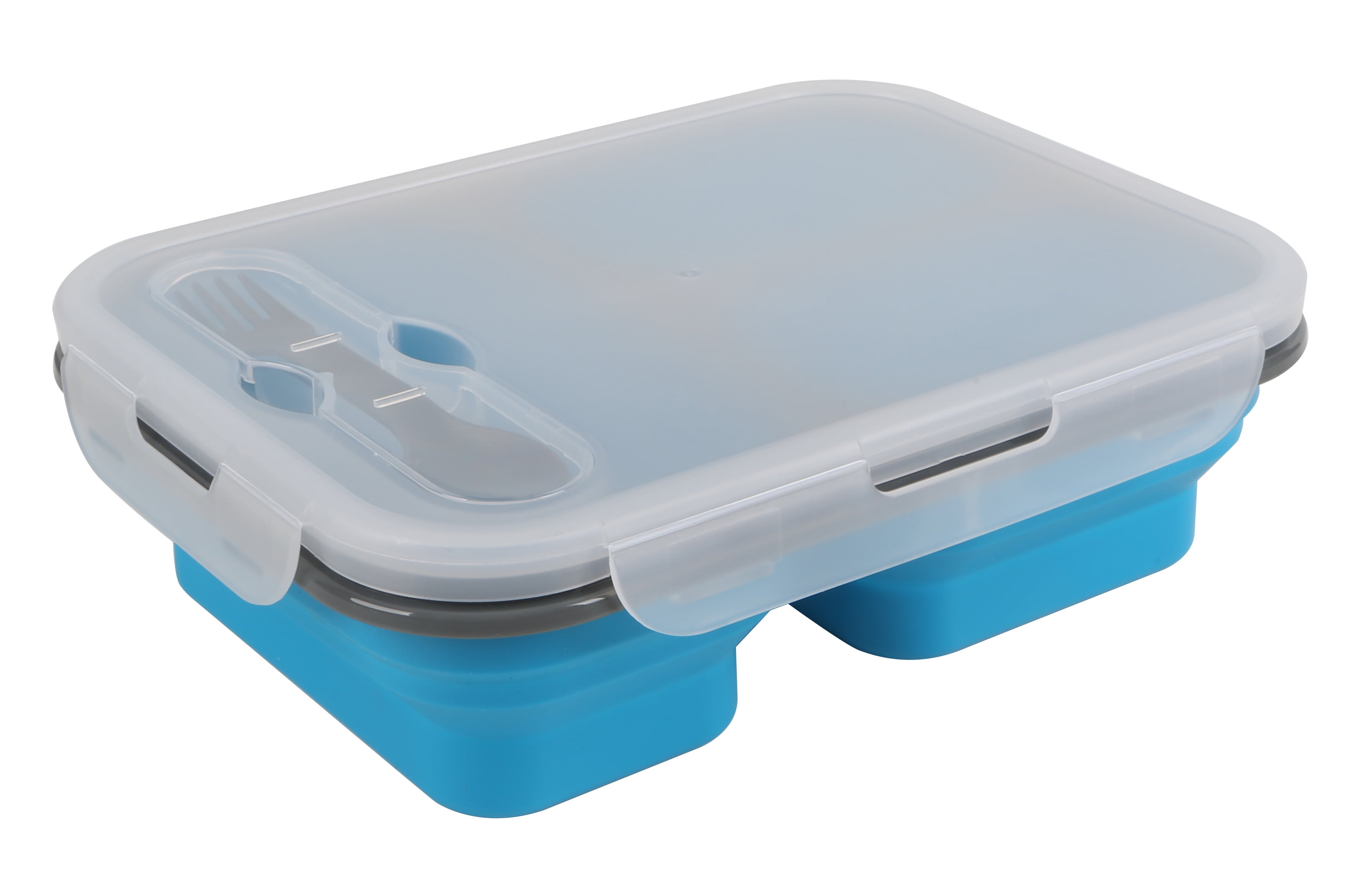 Collapsible Silicone Food Storage Container with lid for Kids & Adult ...