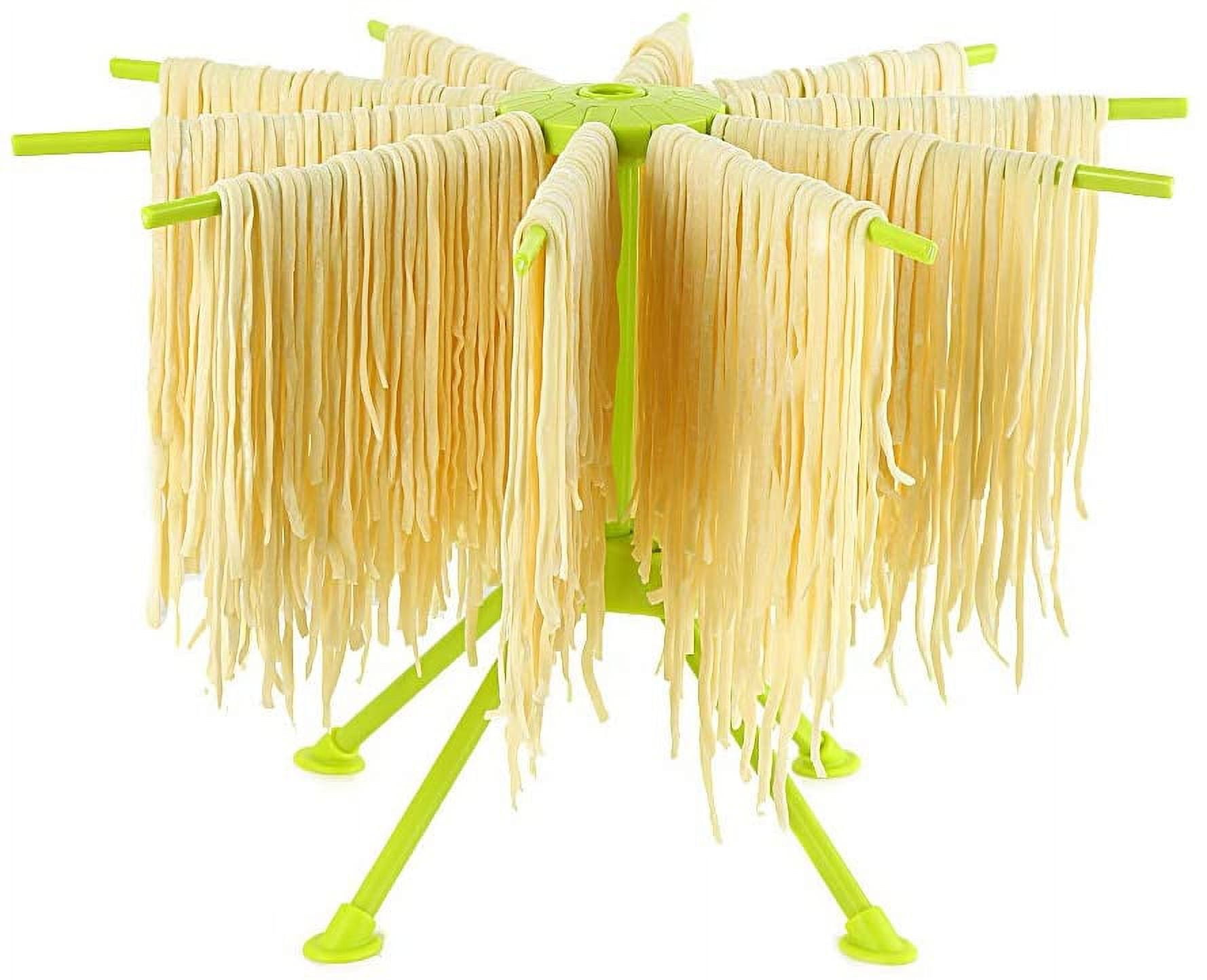 Collapsible Spaghetti Drying Rack- Plastic Household Pasta Hanging ...