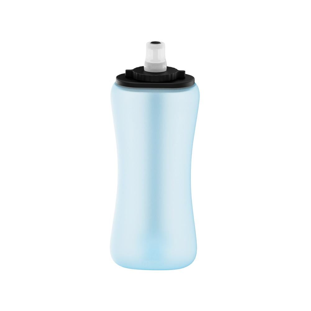 Collapsible Sports Water Bottle with Leak-Resistant Cap for Running and ...