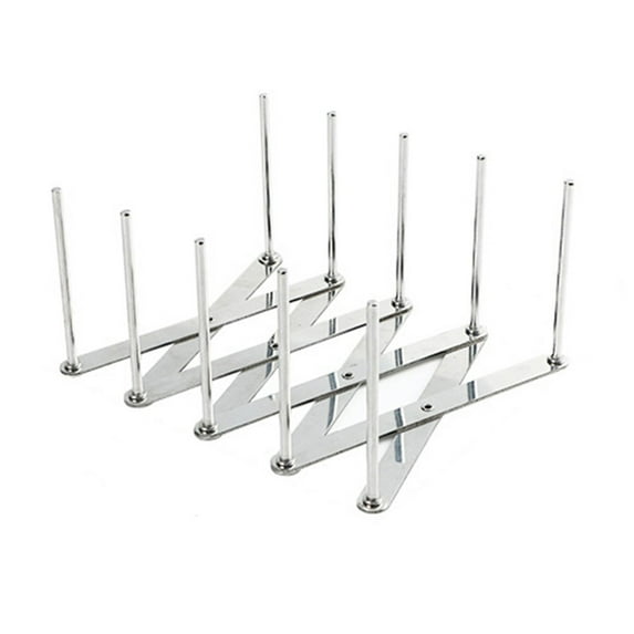 Collapsible Stainless Steel Dish Rack: Space-Saving Kitchen Organizer ...