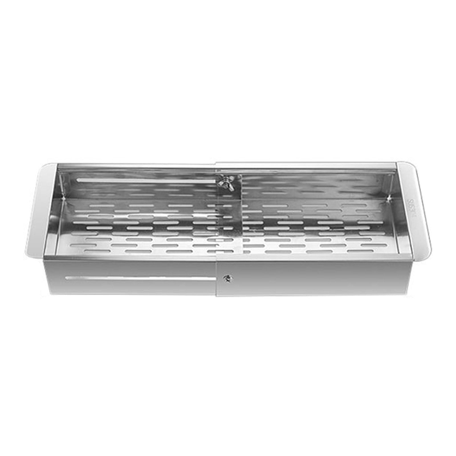 Collapsible Stainless Steel Sink Strainer and Colander - for Washing ...