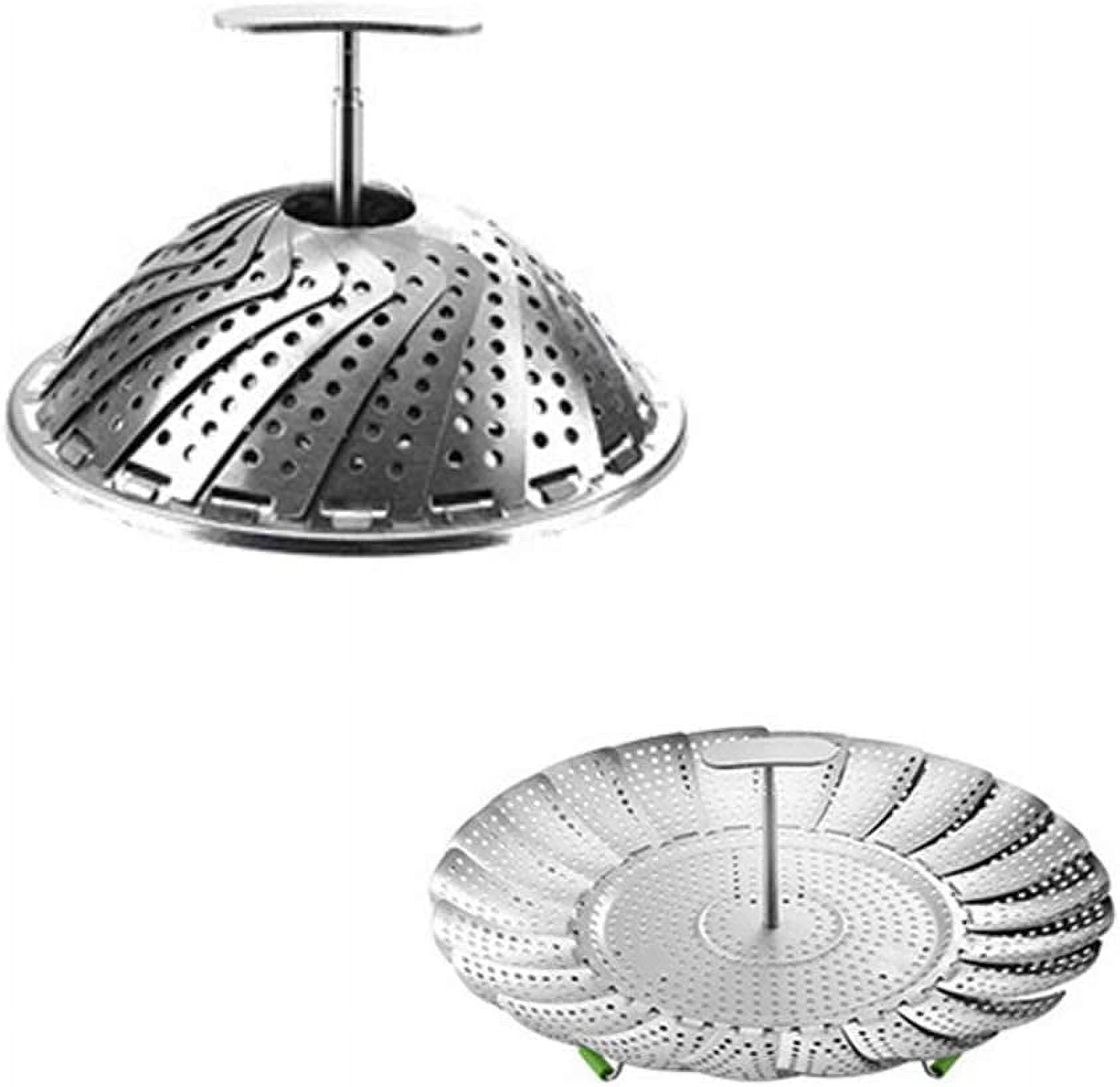 Collapsible Steamer Basket, Vegetable Steamer Basket Stainless Steel ...