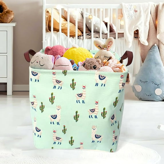 Collapsible Storage Basket | Waterproof Laundry Hamper & Toy Organizer ...