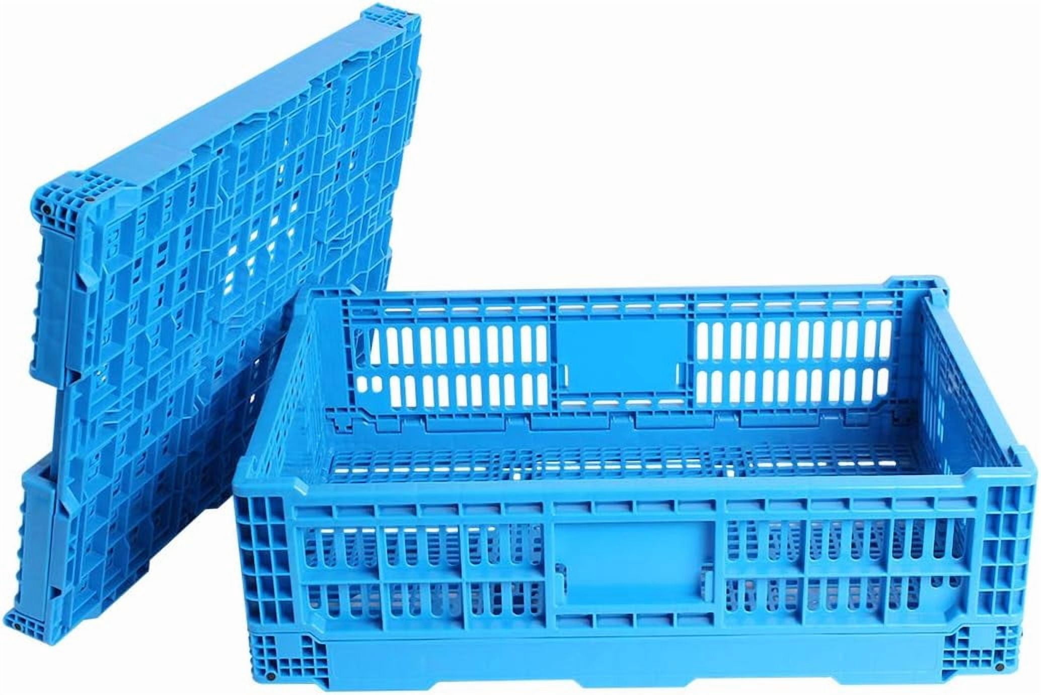 Collapsible Storage Bin Containe,43 Liter Transfer box,crate Transit ...