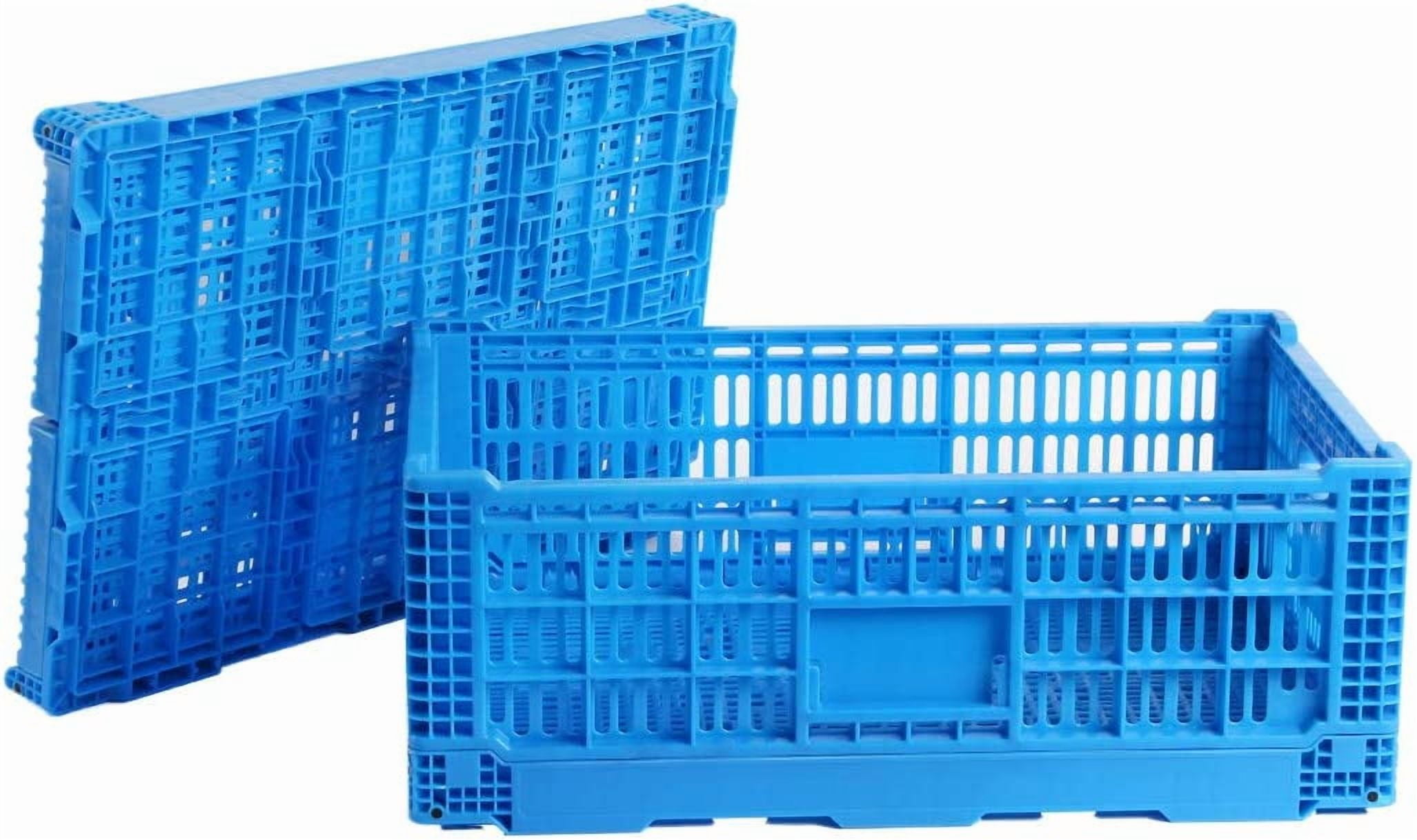 Collapsible Storage Bin Containe，52 Liter Transfer box,crate Transit ...