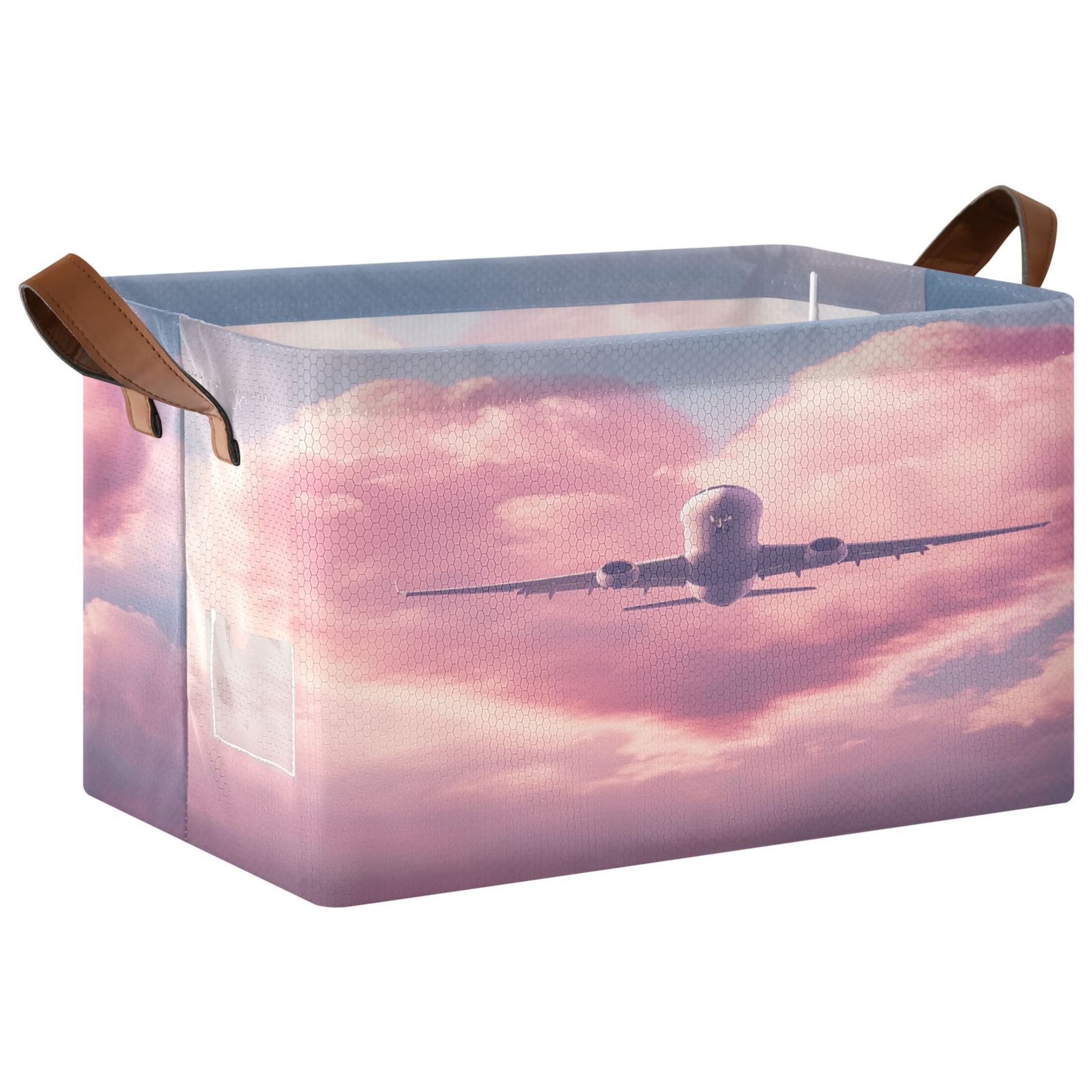 Collapsible Storage Bins Fabric Shelf Baskets with Handles Closet ...