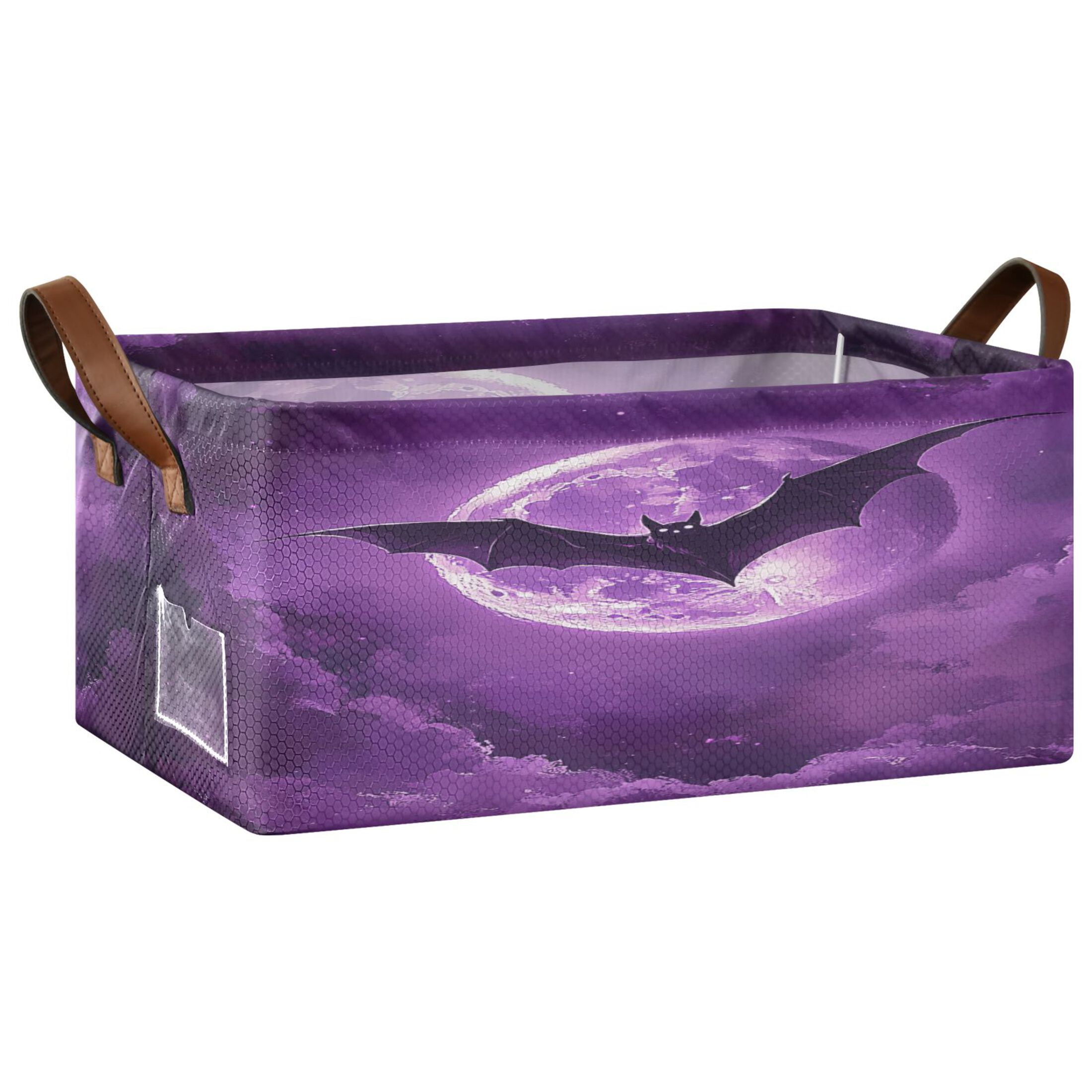 Collapsible Storage Bins Fabric Shelf Baskets with Handles Closet ...