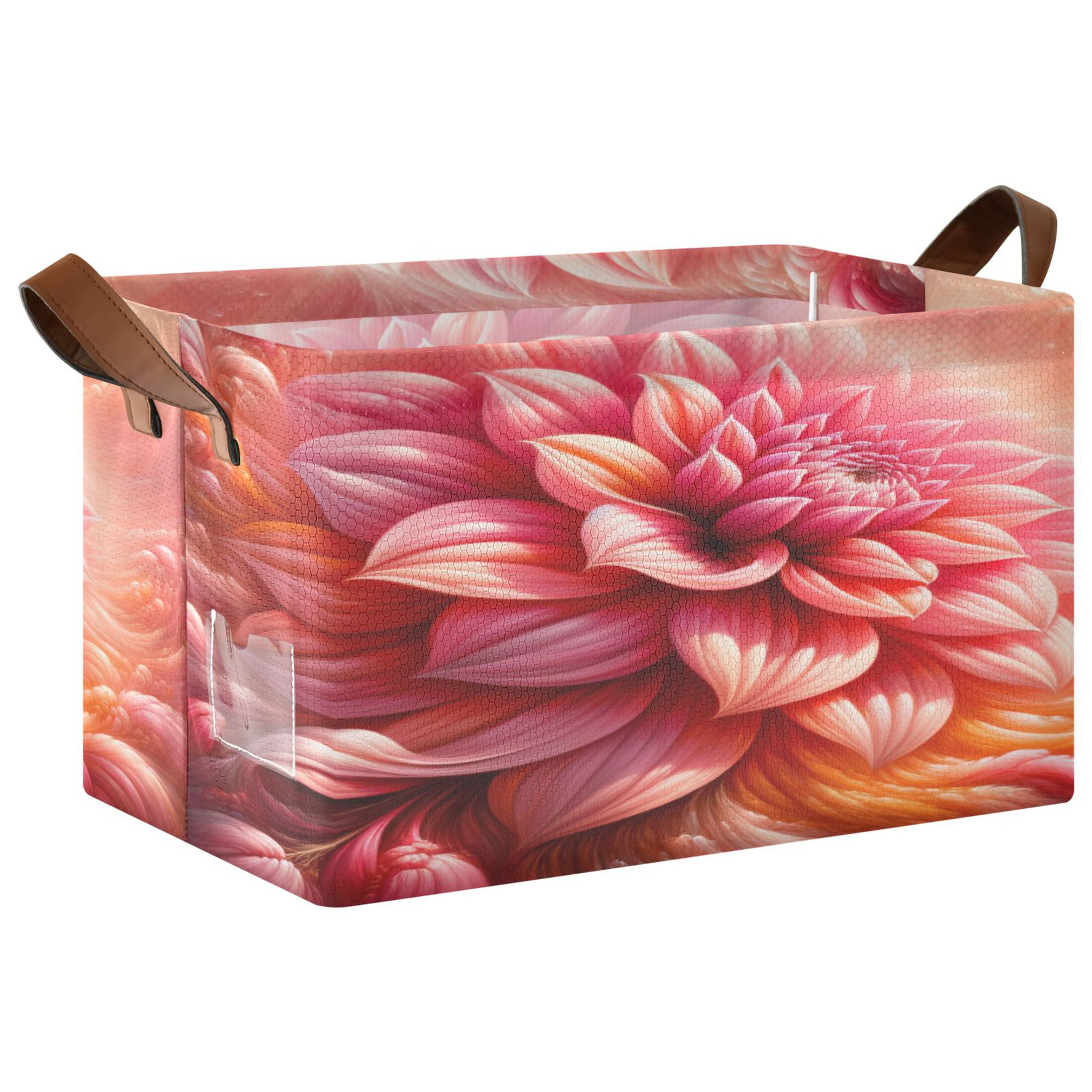 Collapsible Storage Bins Fabric Shelf Baskets with Handles Closet ...