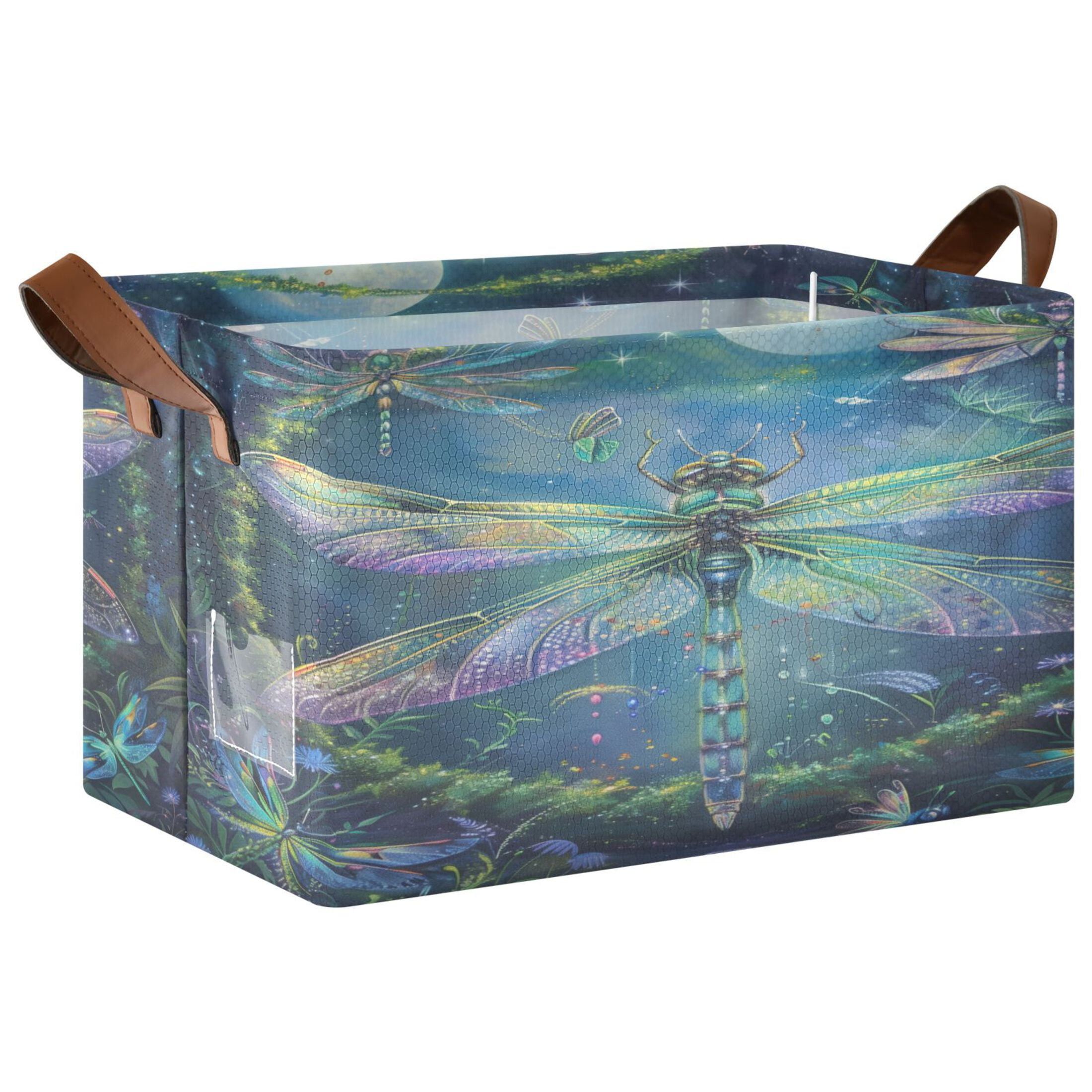 Collapsible Storage Bins Fabric Shelf Baskets with Handles Closet ...