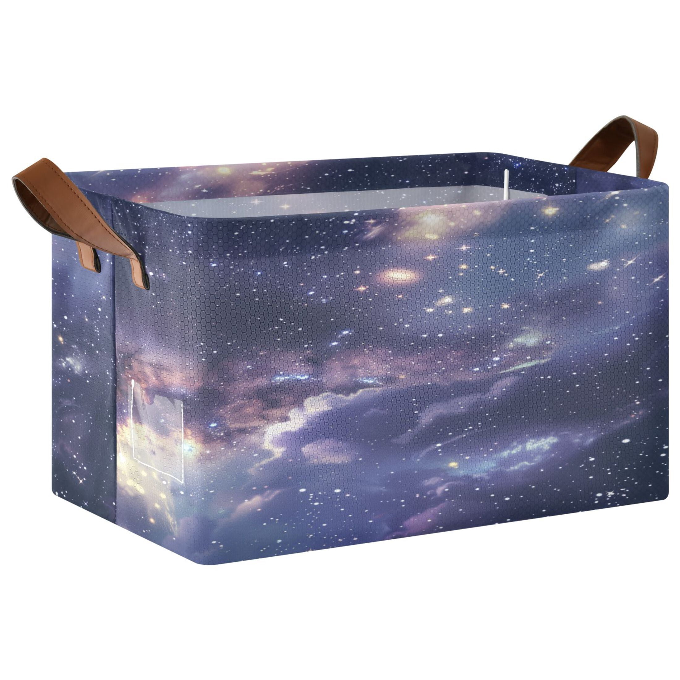 Collapsible Storage Bins Fabric Shelf Baskets with Handles Closet ...