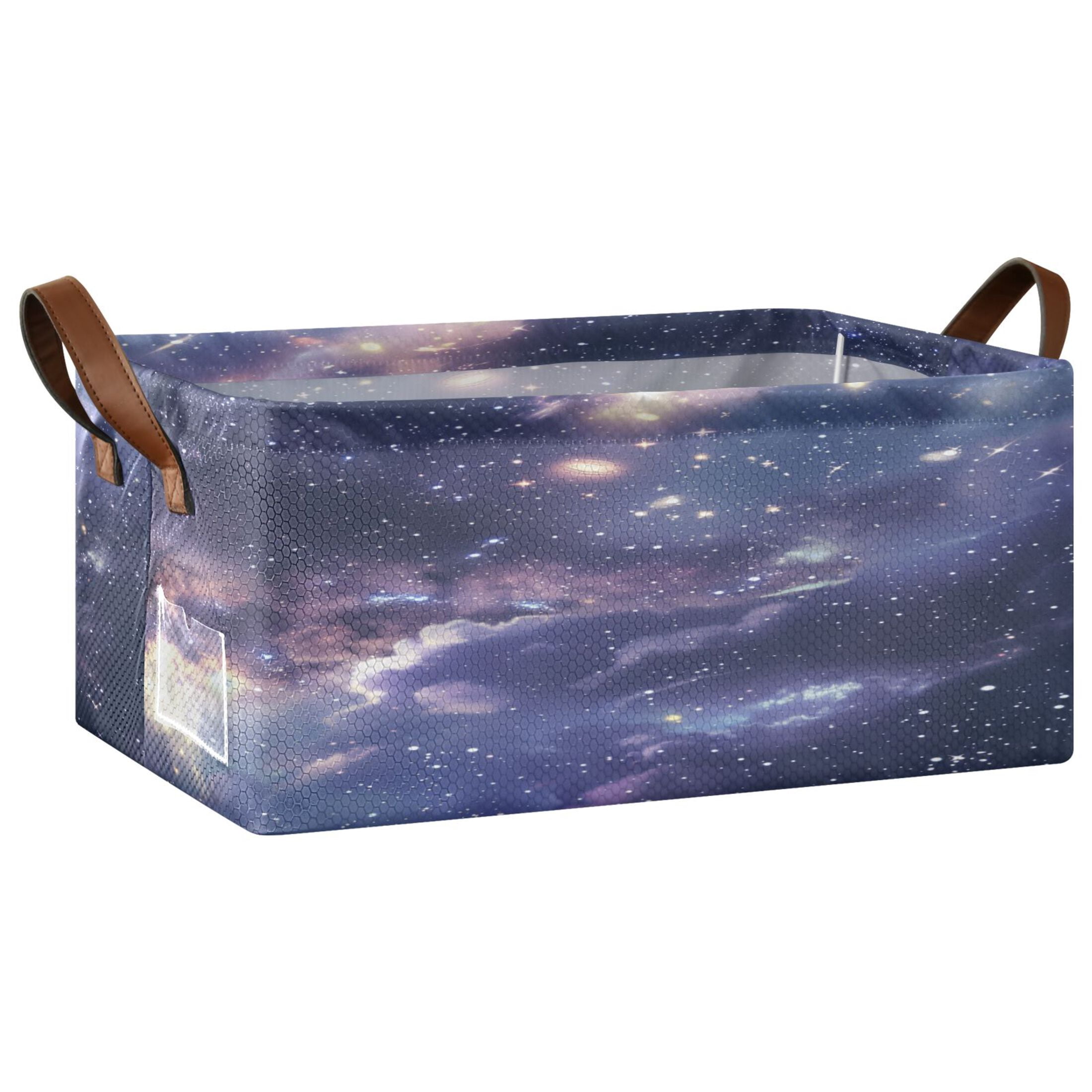 Collapsible Storage Bins Fabric Shelf Baskets with Handles Closet ...