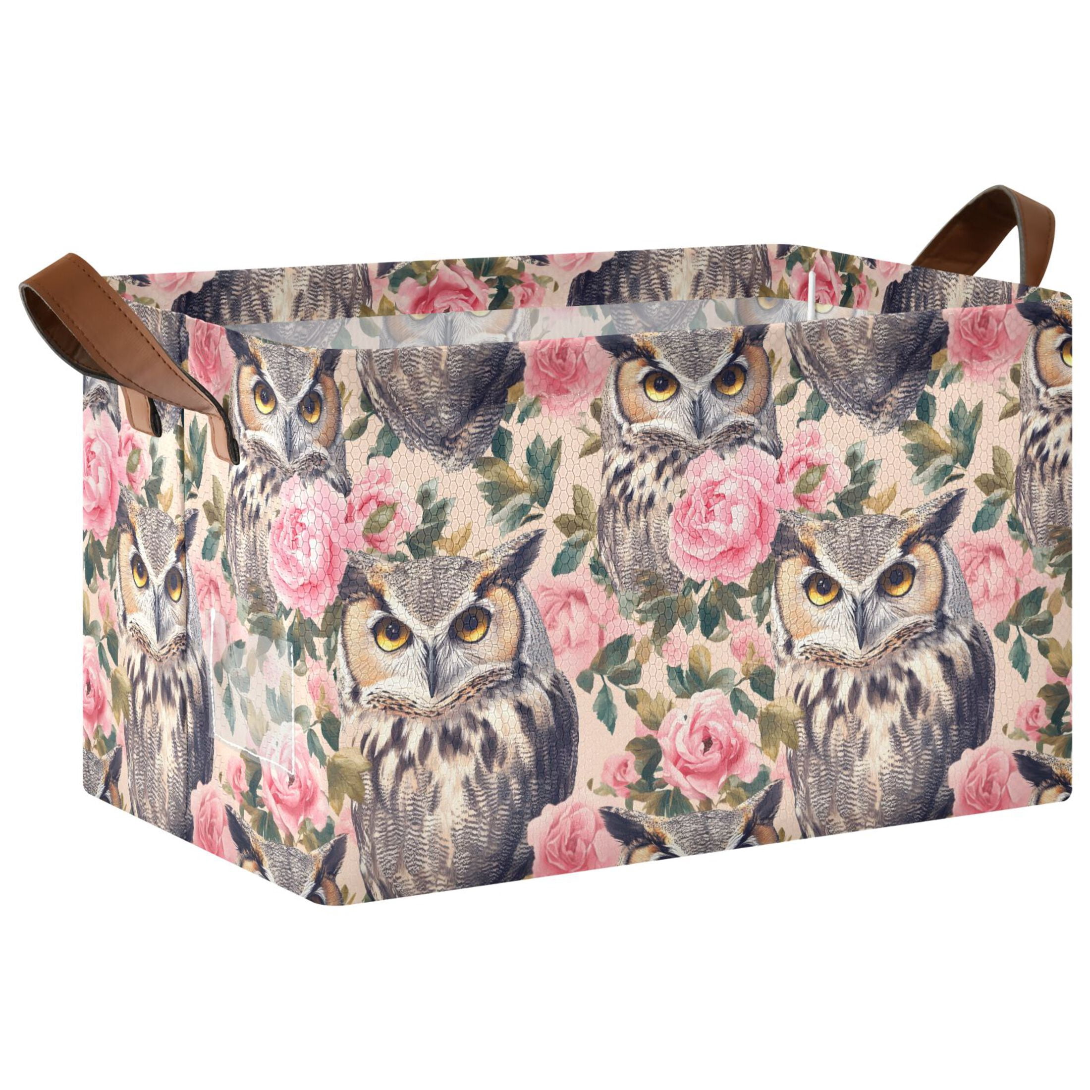 Collapsible Storage Bins Fabric Shelf Baskets with Handles Closet ...