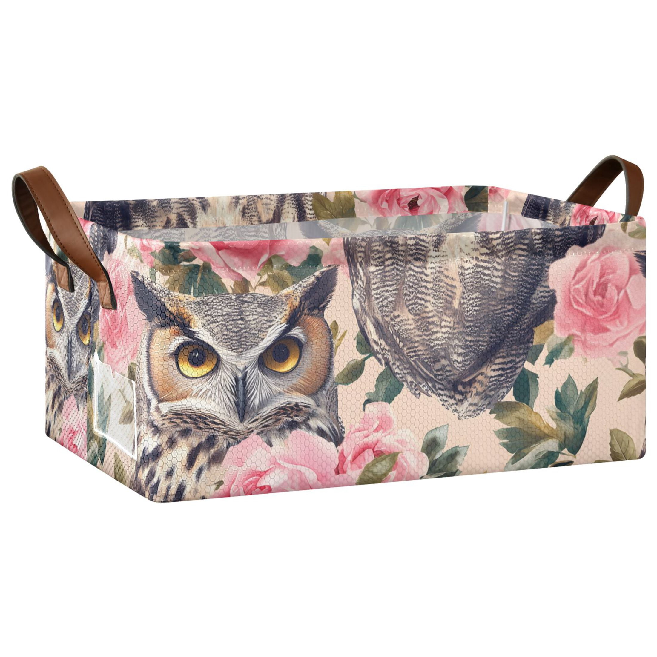 Collapsible Storage Bins Fabric Shelf Baskets with Handles Closet ...