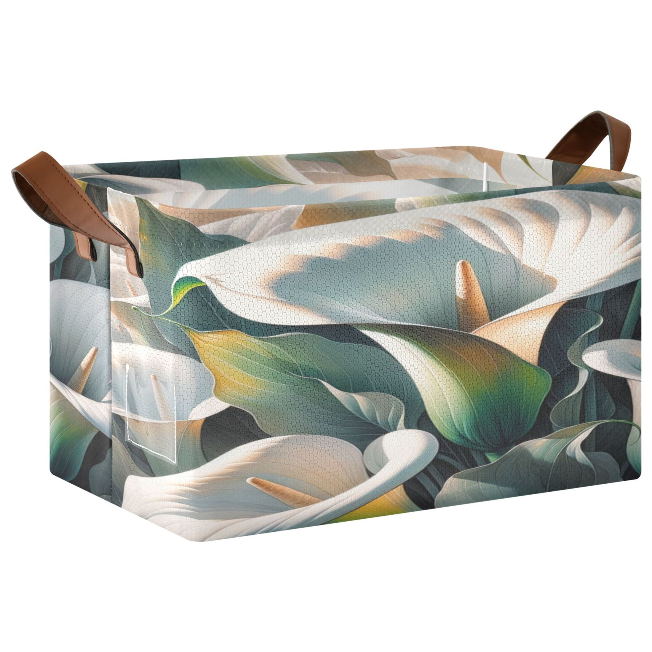 Collapsible Storage Bins Fabric Shelf Baskets with Handles Closet ...