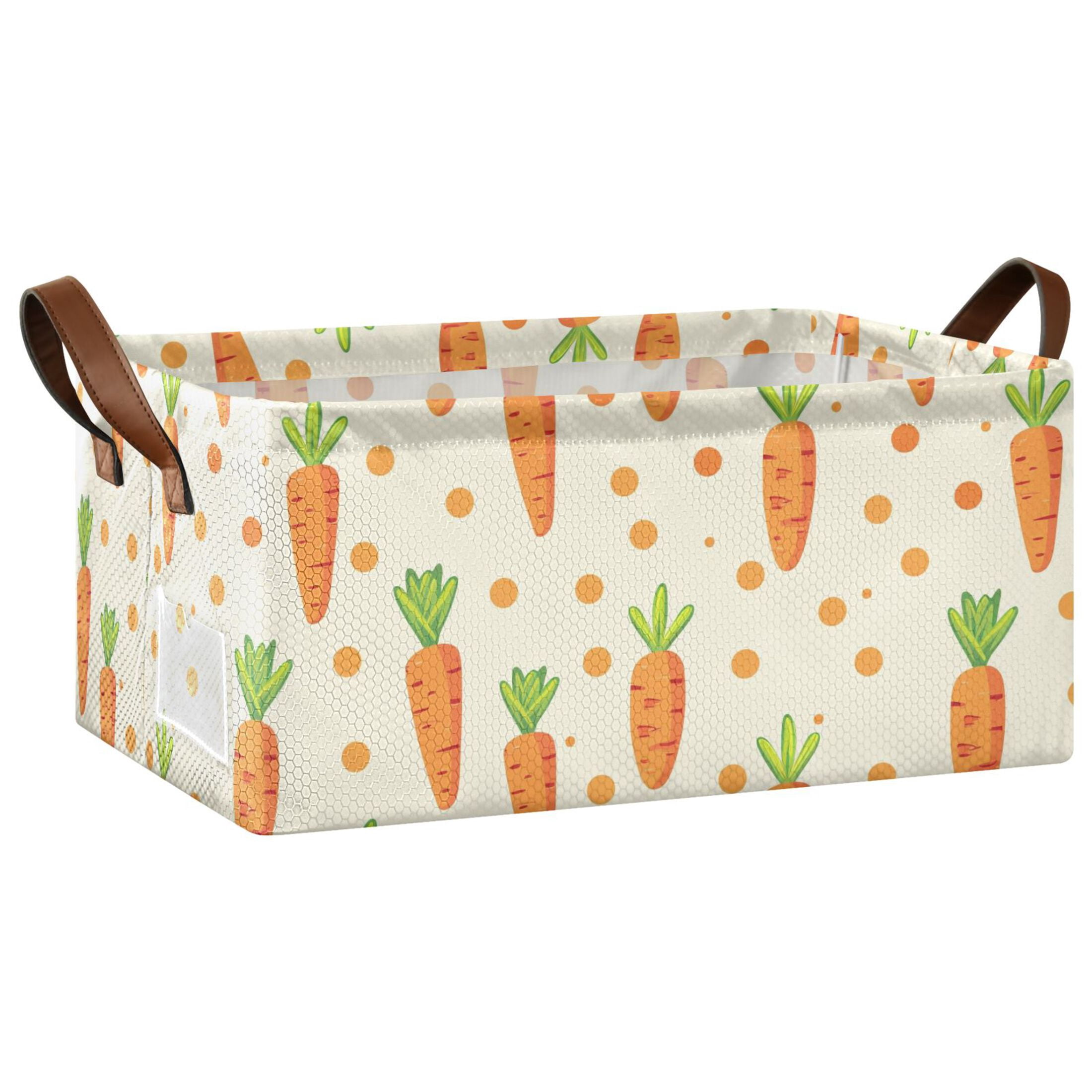 Collapsible Storage Bins Fabric Shelf Baskets with Handles Closet ...
