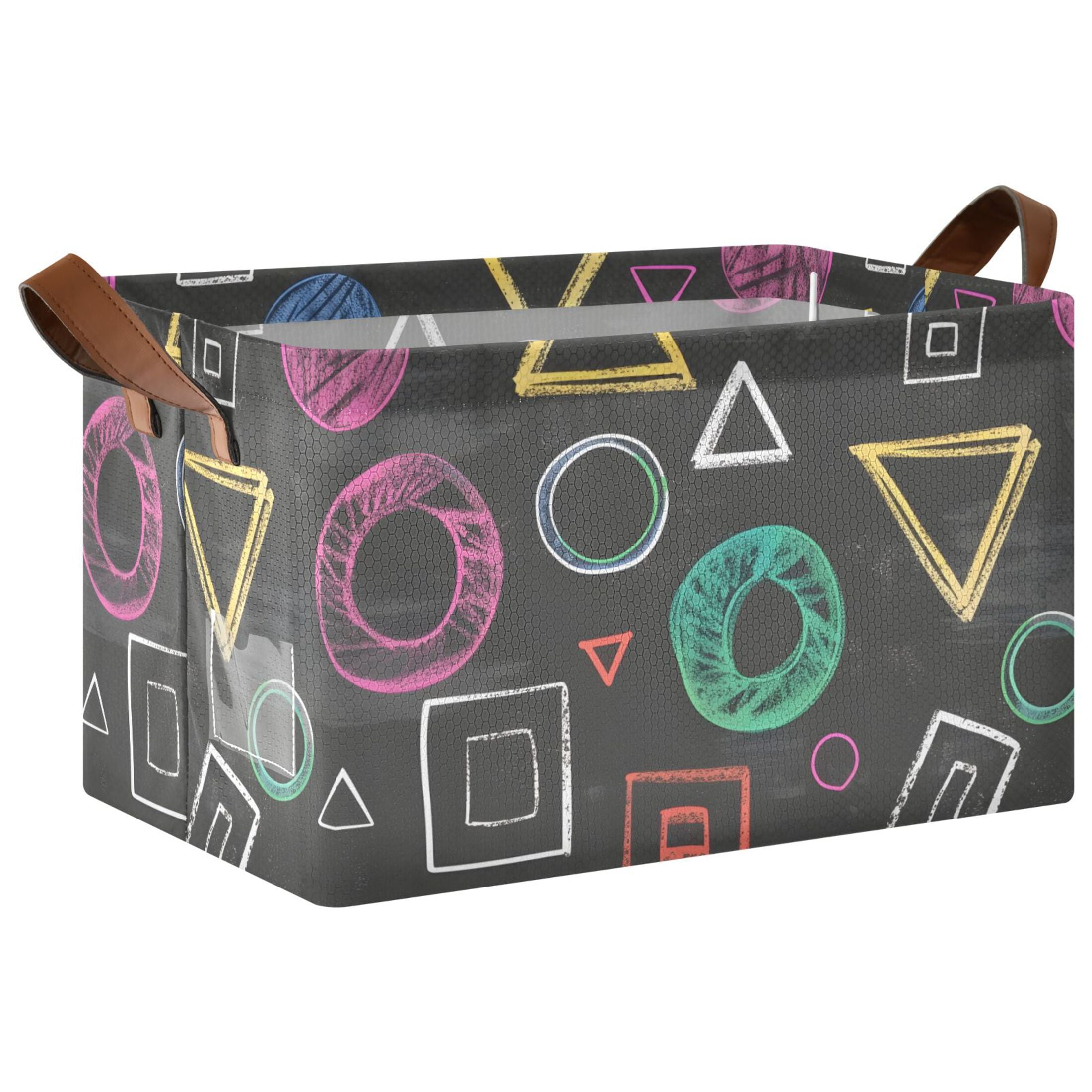 Collapsible Storage Bins Fabric Shelf Baskets with Handles Closet ...