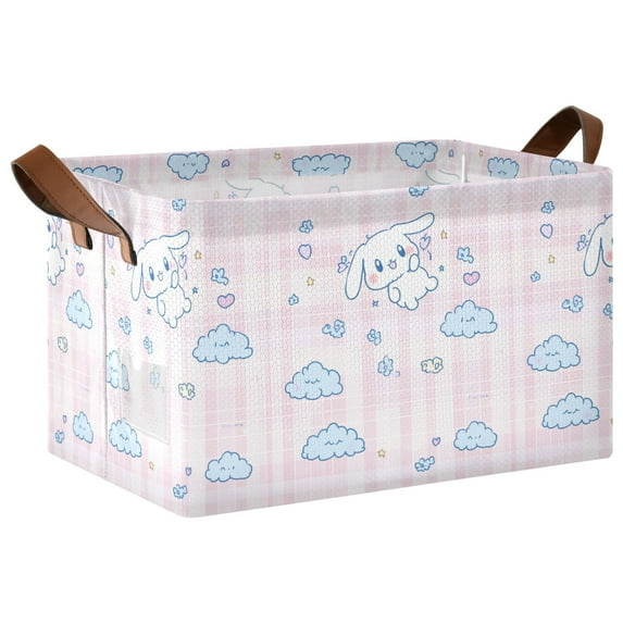 Collapsible Storage Bins Fabric Shelf Baskets with Handles Closet ...