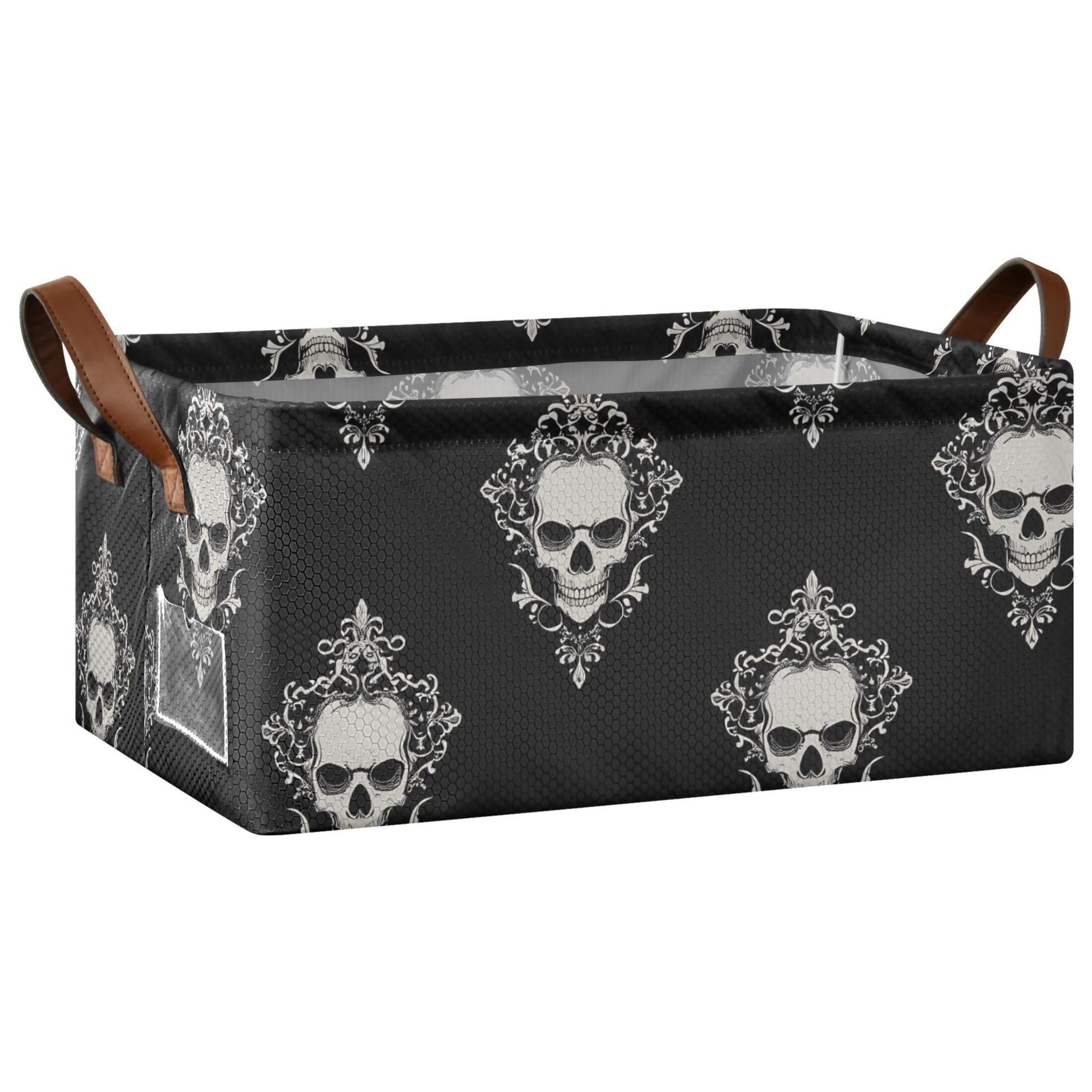 Collapsible Storage Bins Fabric Shelf Baskets with Handles Closet ...
