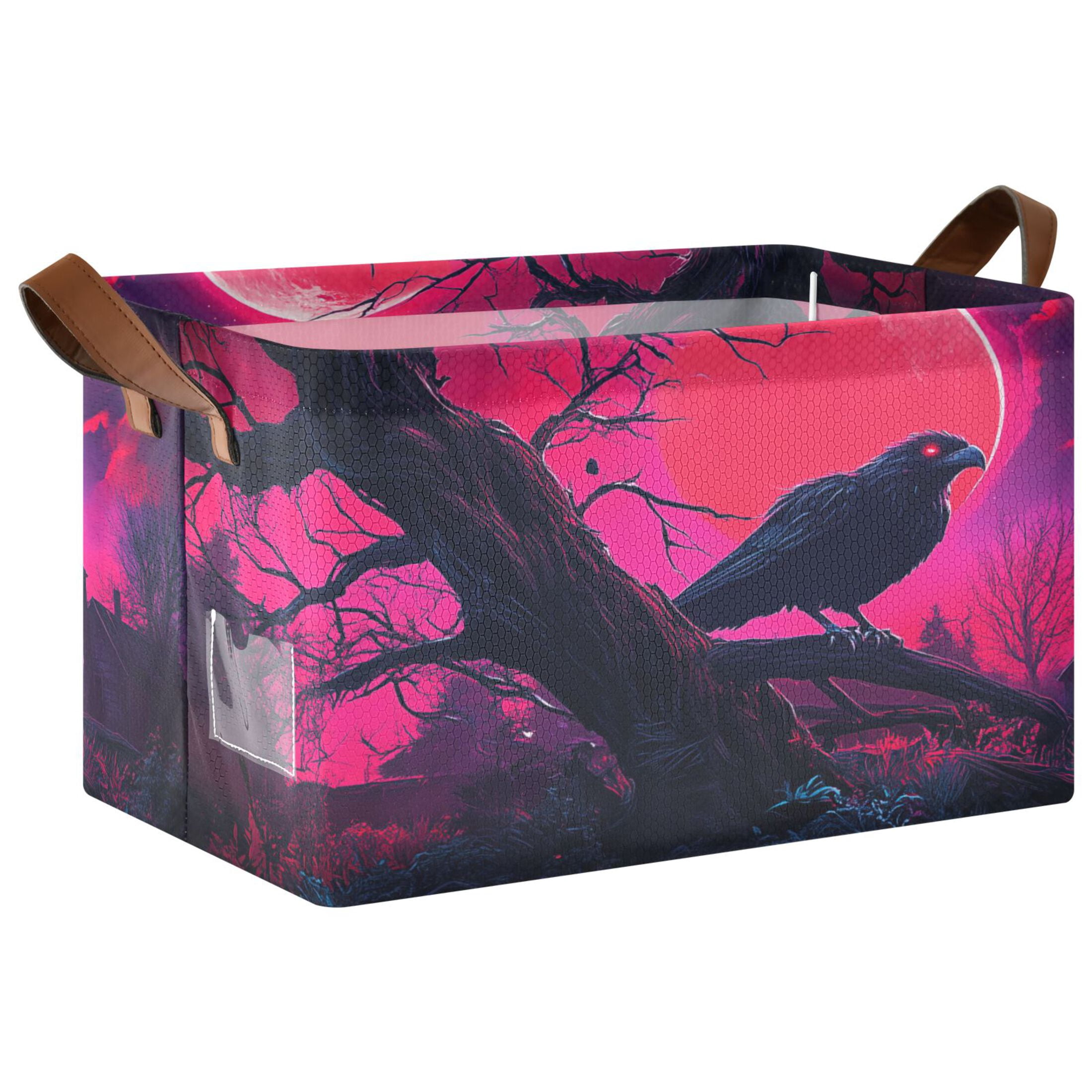 Collapsible Storage Bins Fabric Shelf Baskets with Handles Closet ...