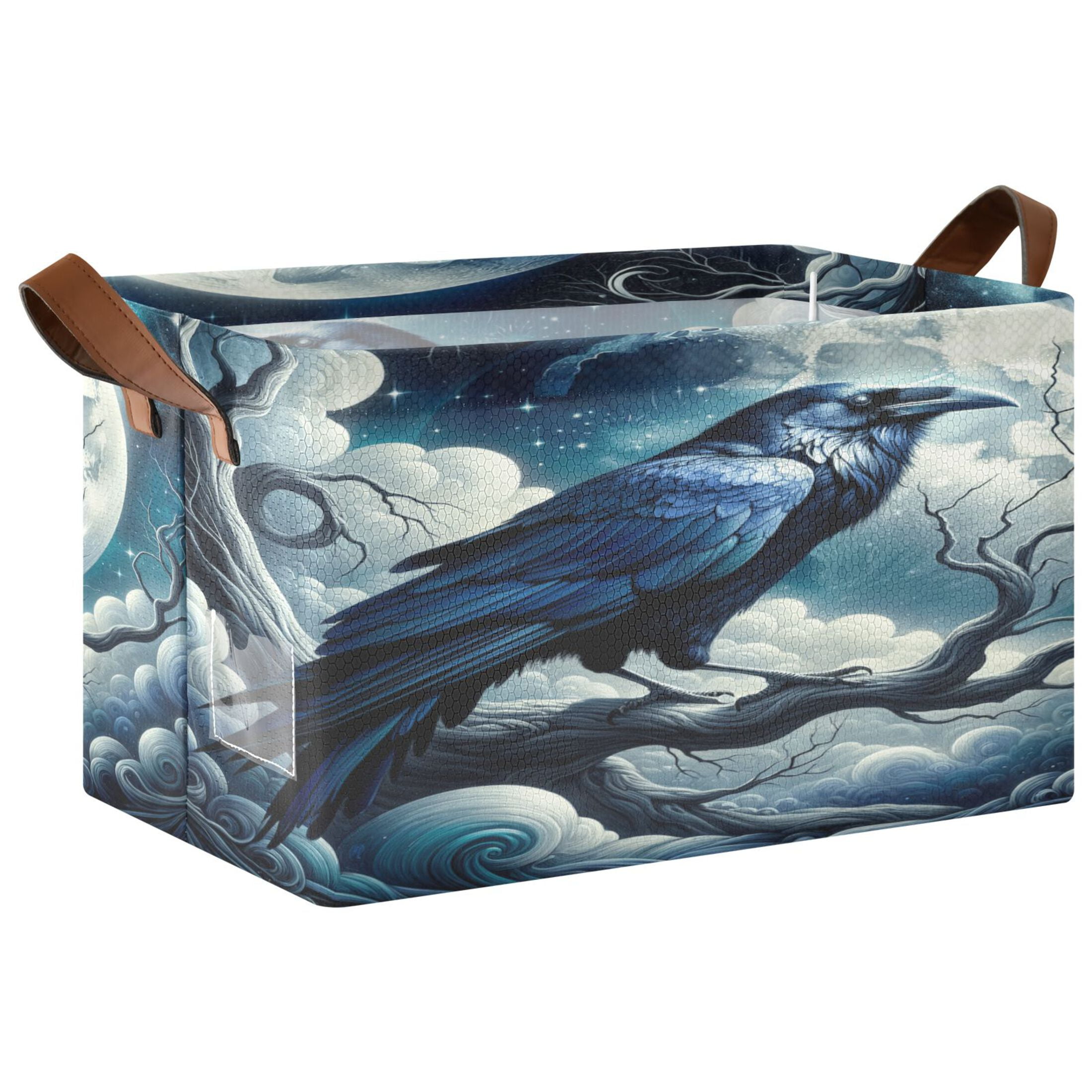 Collapsible Storage Bins Fabric Shelf Baskets with Handles Closet ...