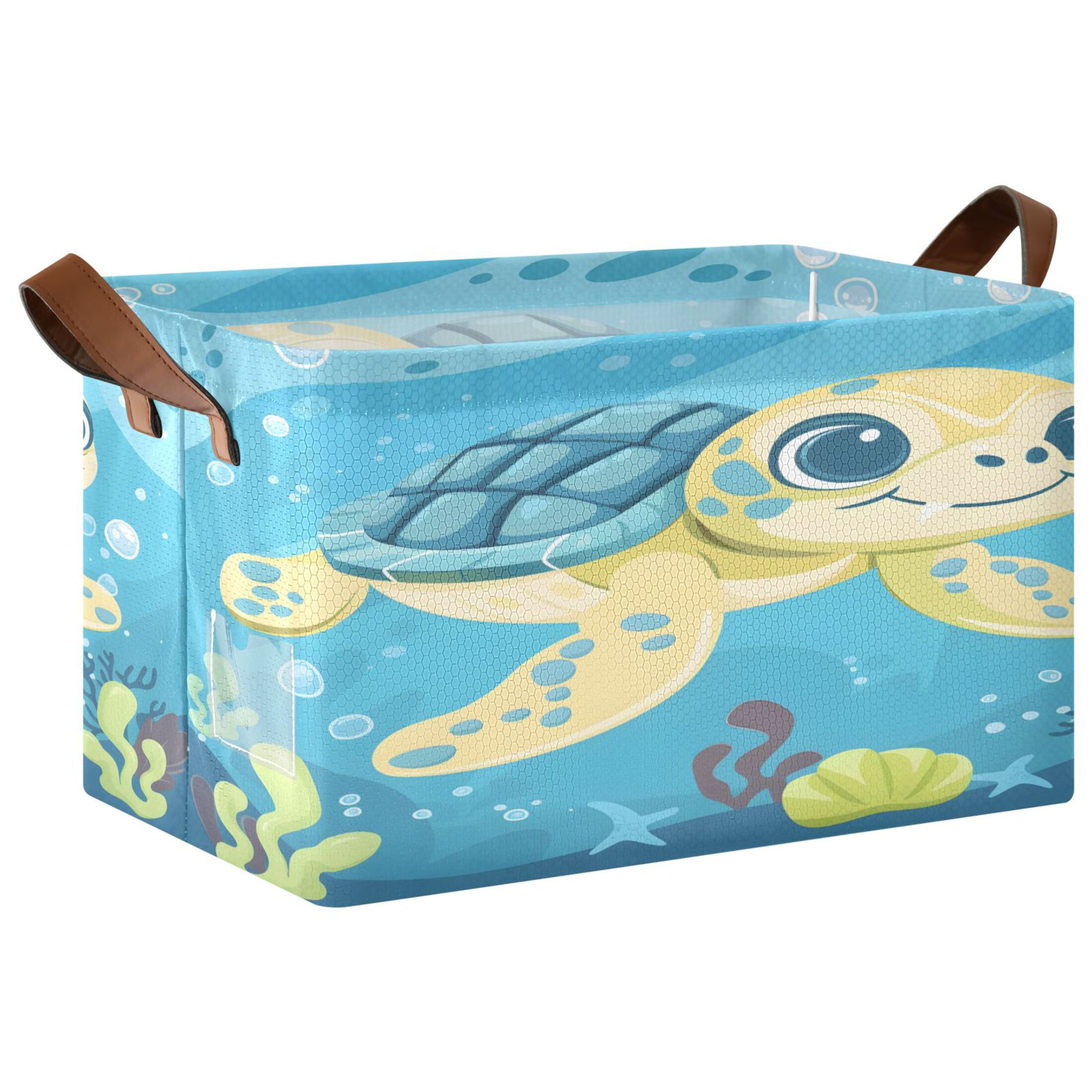 Collapsible Storage Bins Fabric Shelf Baskets with Handles Closet ...