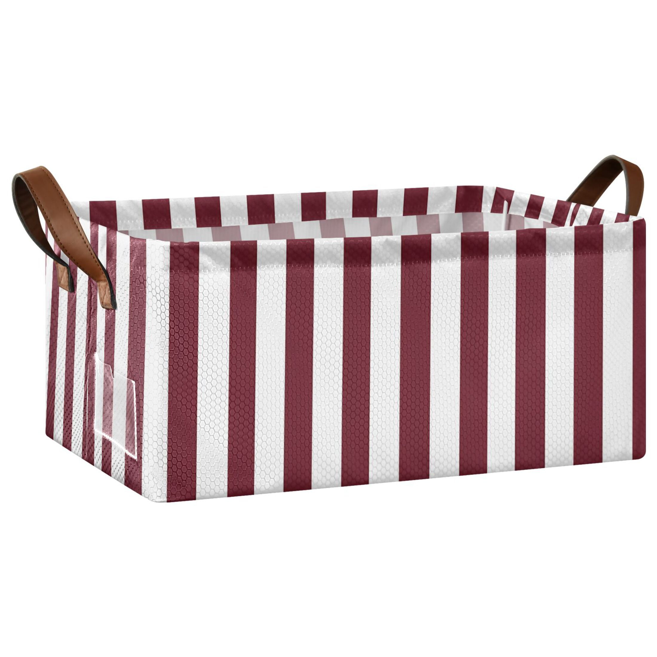 Collapsible Storage Bins Fabric Shelf Baskets with Handles Closet ...