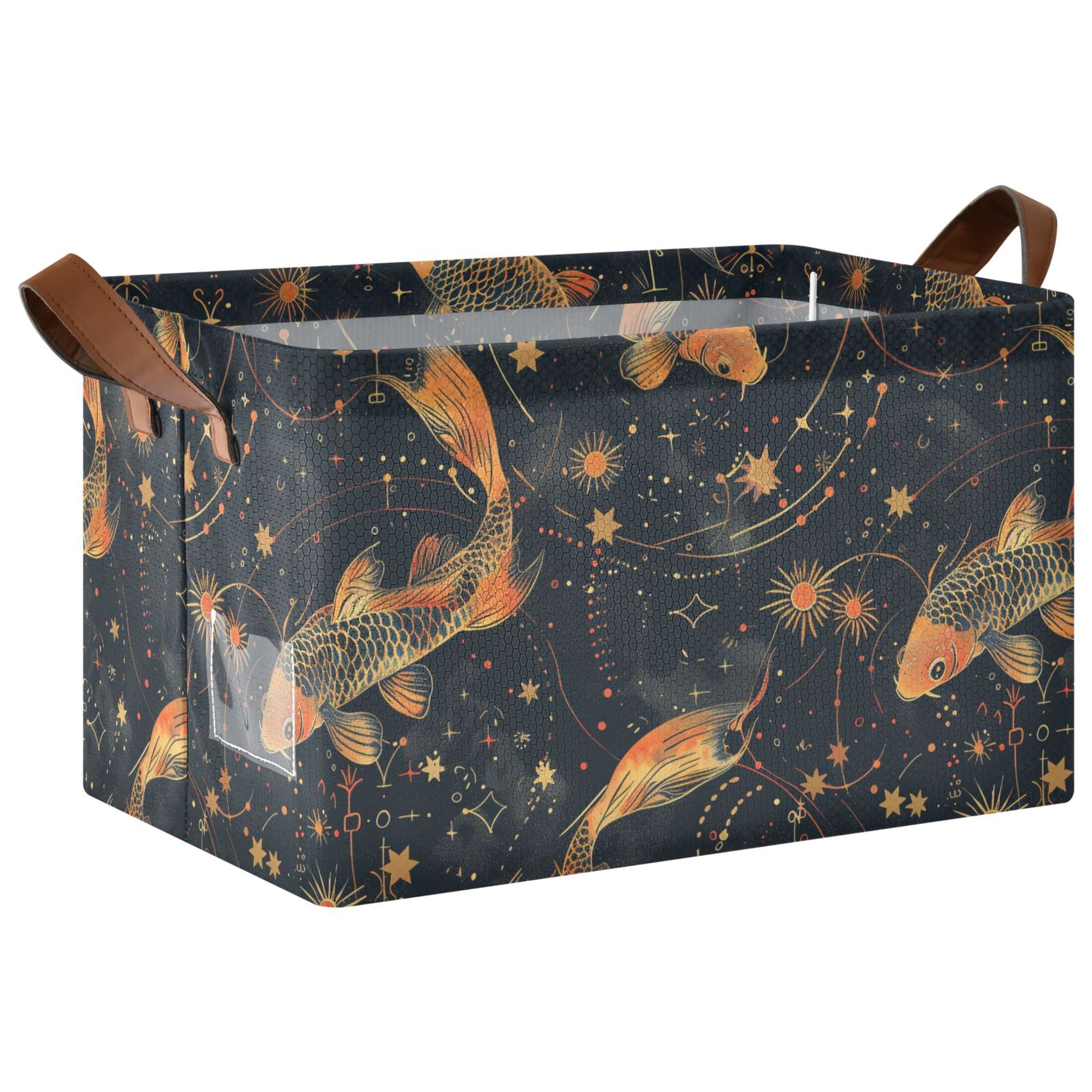 Collapsible Storage Bins Fabric Shelf Baskets with Handles Closet ...