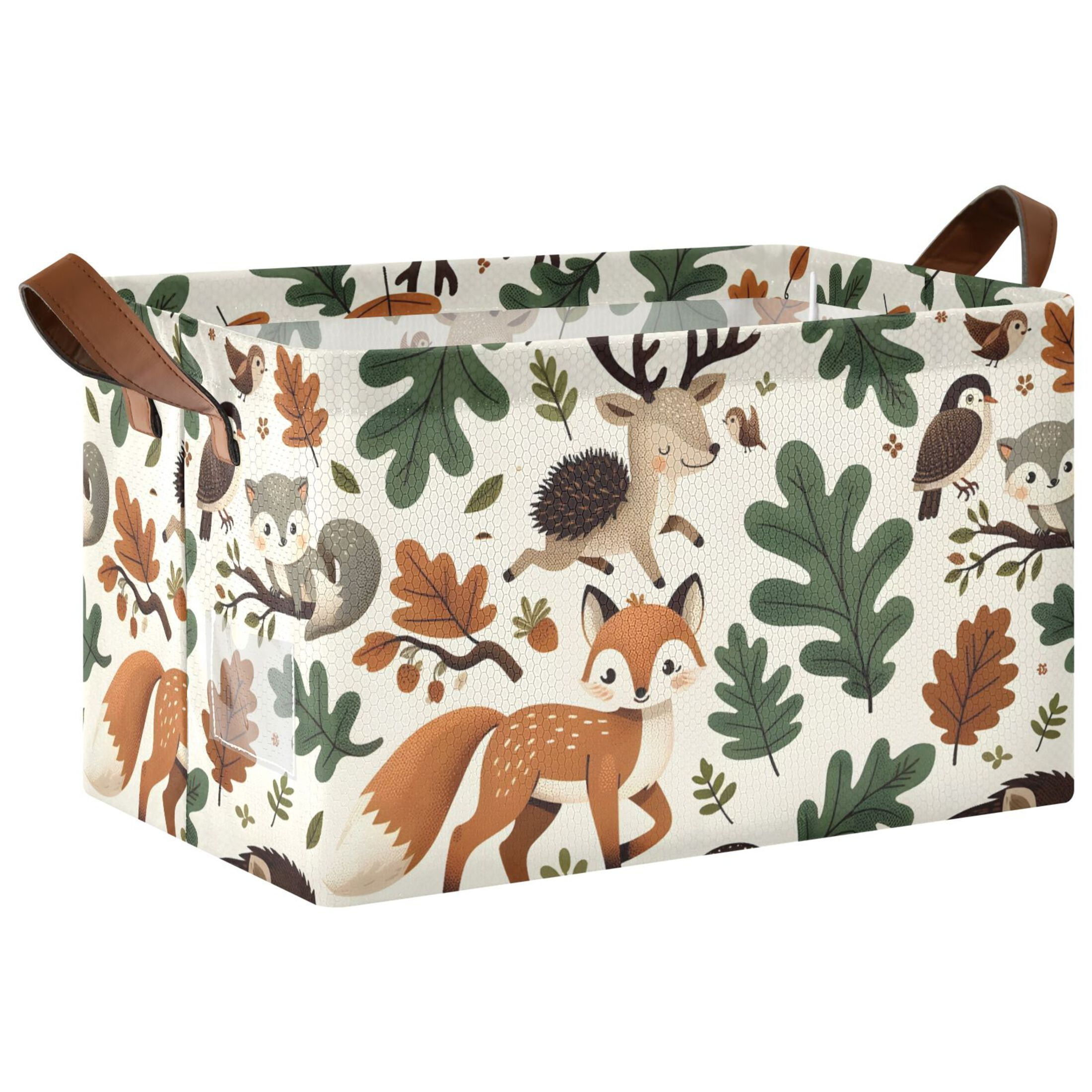 Collapsible Storage Bins Fabric Shelf Baskets with Handles Closet ...