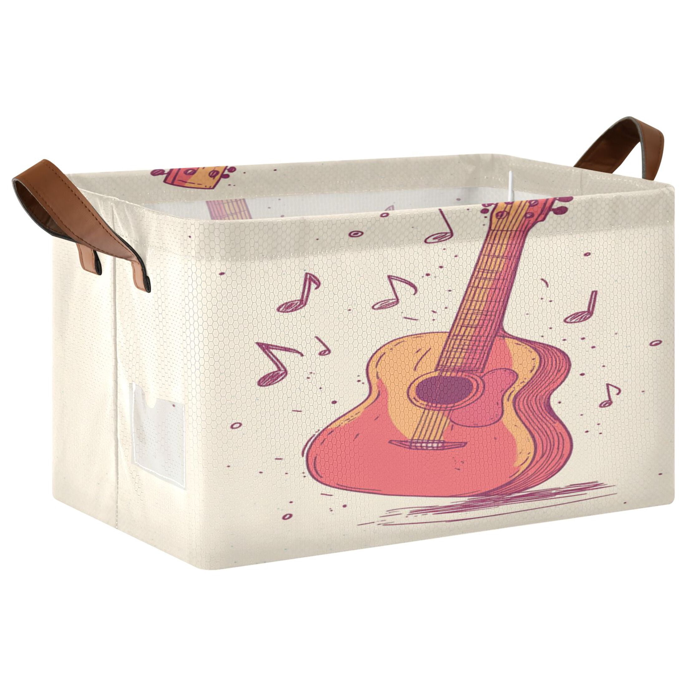 Collapsible Storage Bins Fabric Shelf Baskets with Handles Closet ...