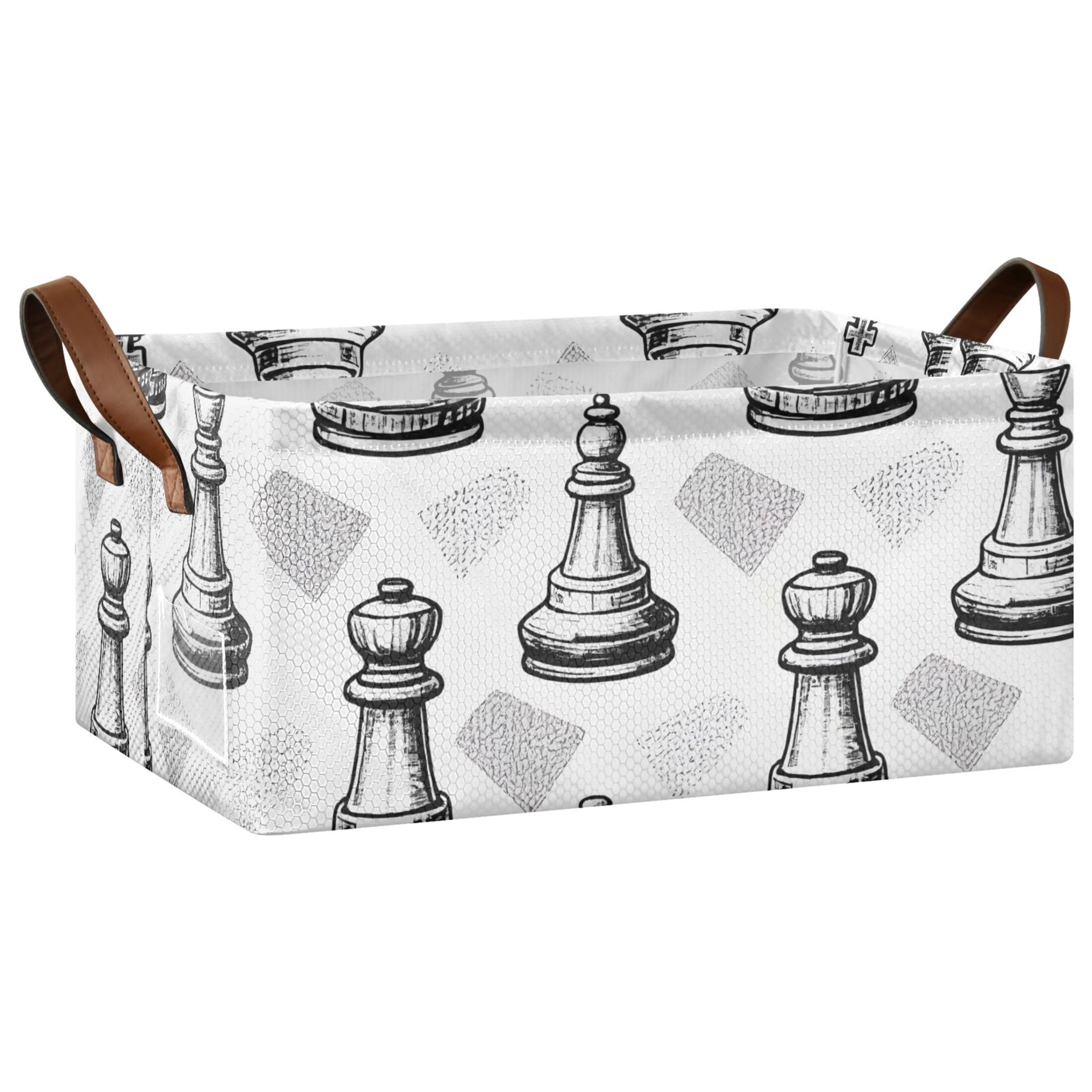 Collapsible Storage Bins Fabric Shelf Baskets with Handles Closet ...