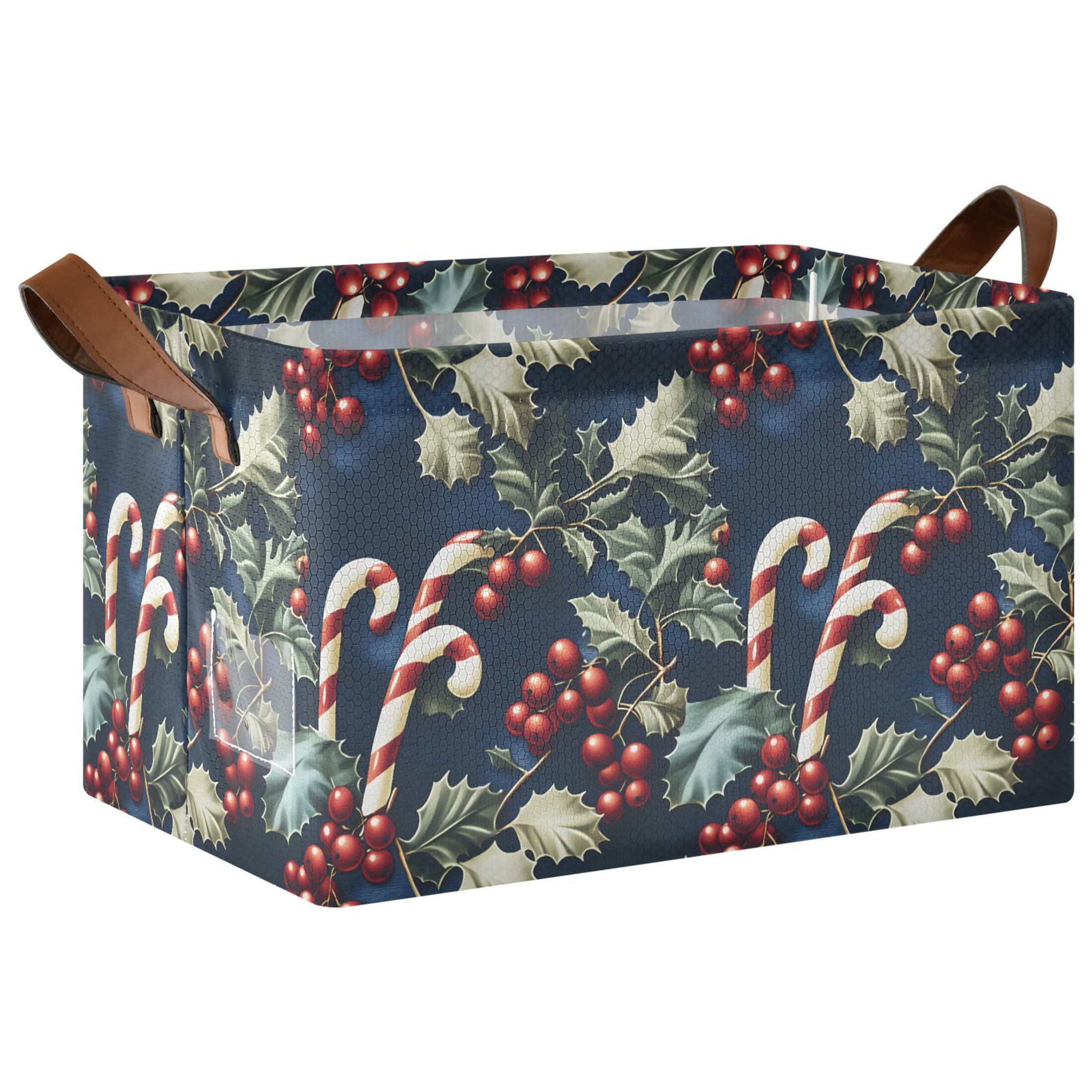 Collapsible Storage Bins Fabric Shelf Baskets with Handles Closet ...