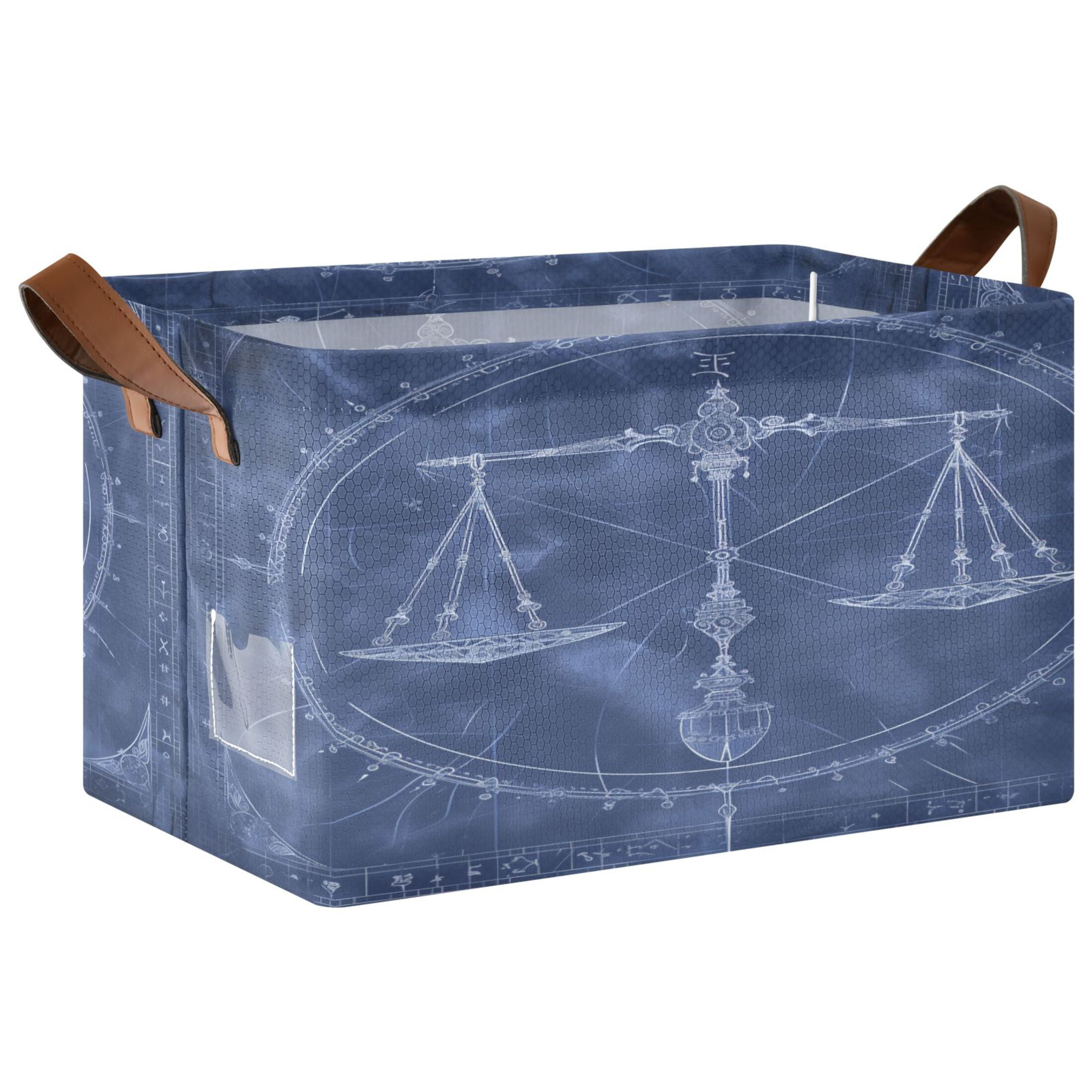 Collapsible Storage Bins Fabric Shelf Baskets with Handles Closet ...