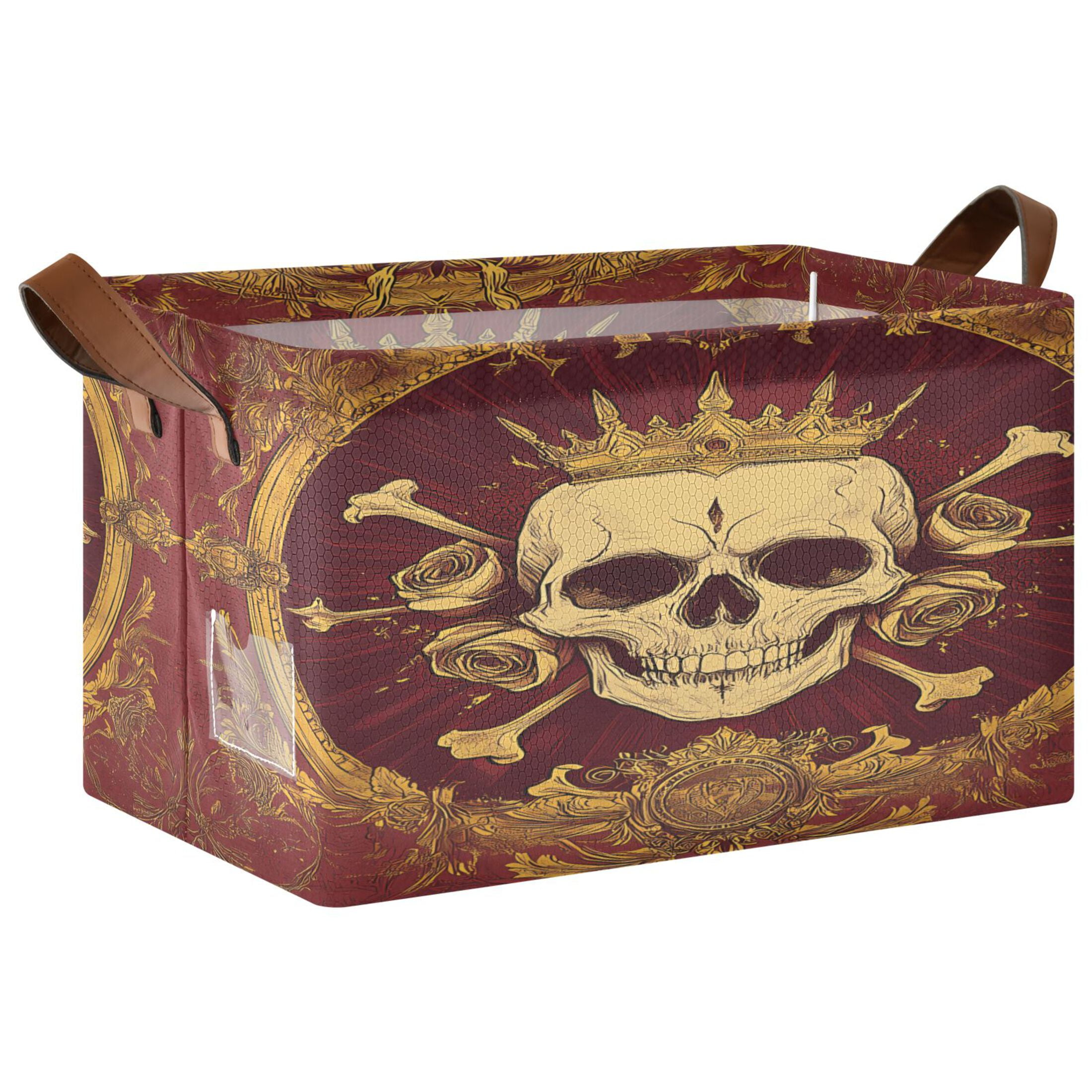 Collapsible Storage Bins Fabric Shelf Baskets with Handles Closet ...