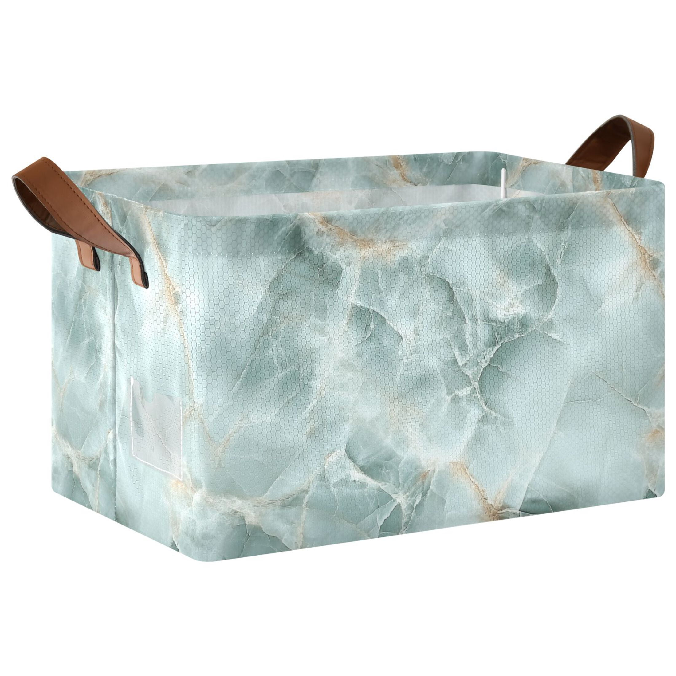 Collapsible Storage Bins Fabric Shelf Baskets with Handles Closet ...