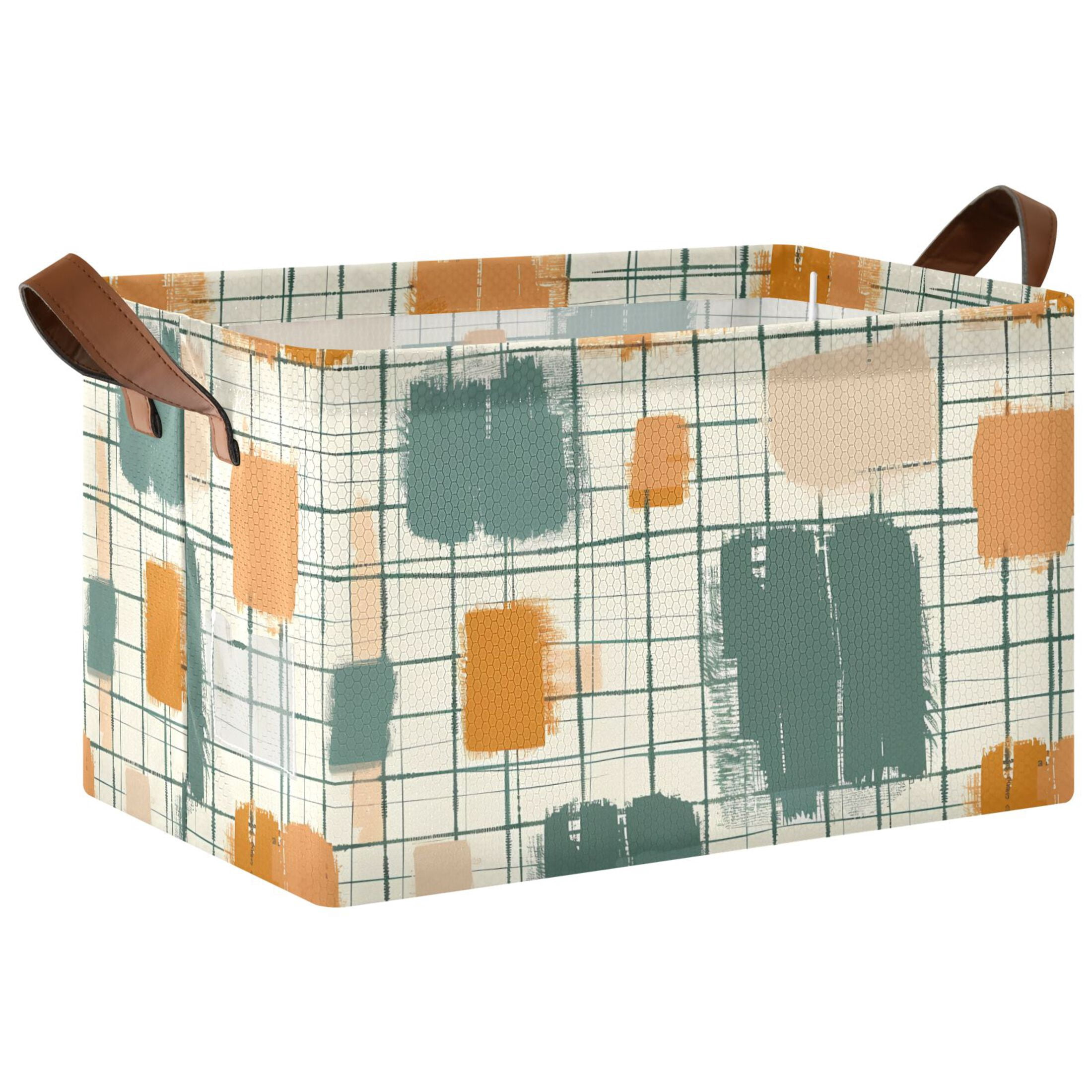 Collapsible Storage Bins Fabric Shelf Baskets with Handles Closet ...