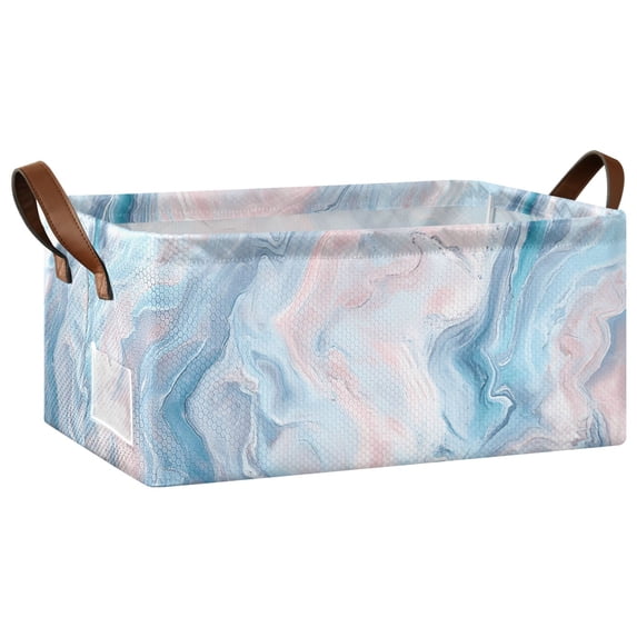 Collapsible Storage Bins Fabric Shelf Baskets with Handles Closet ...
