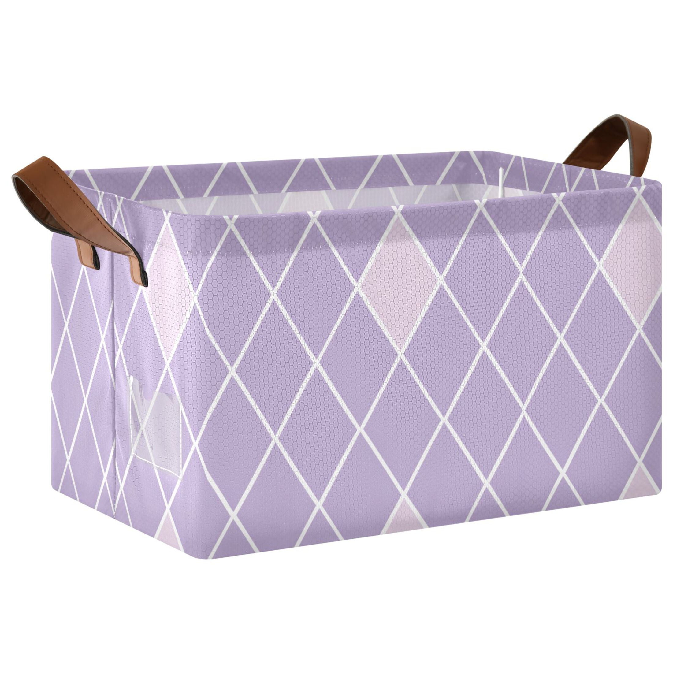 Collapsible Storage Bins Fabric Shelf Baskets with Handles Closet ...