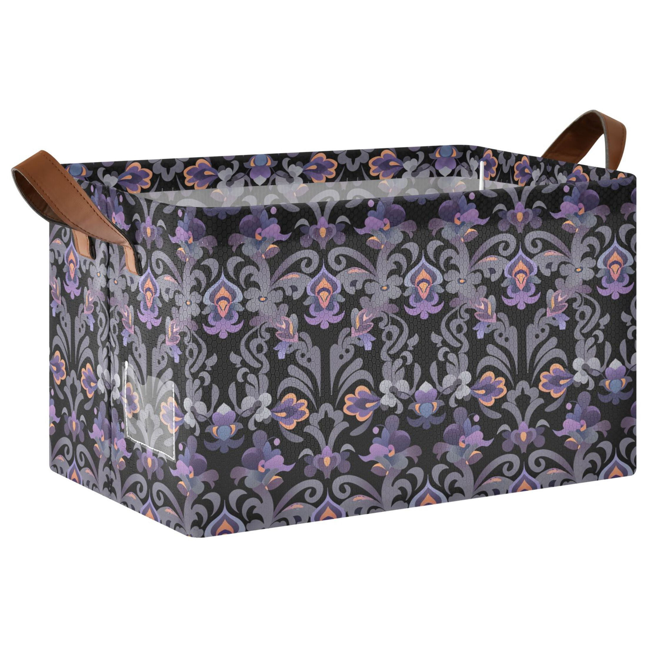 Collapsible Storage Bins Fabric Shelf Baskets with Handles Closet ...