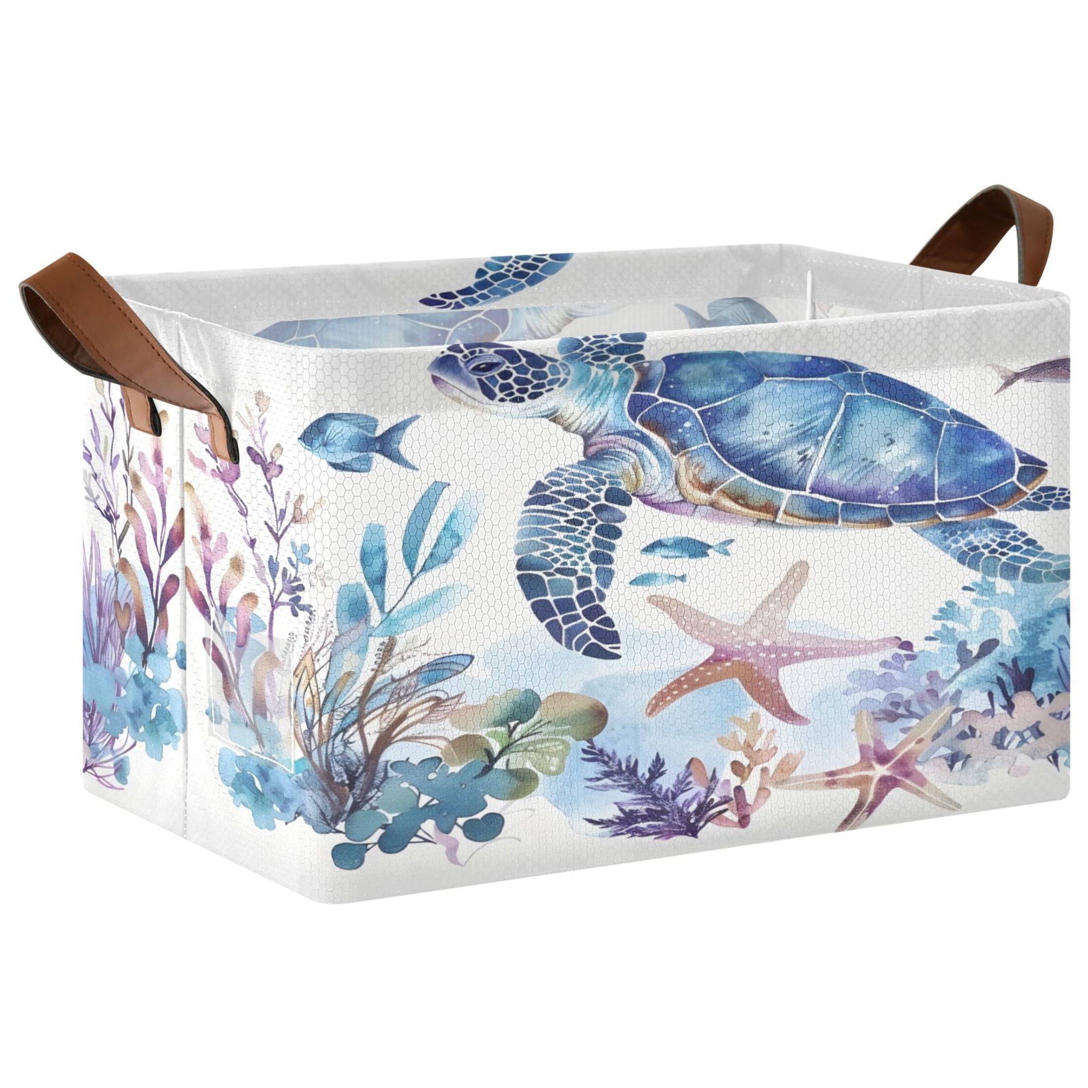 Collapsible Storage Bins Fabric Shelf Baskets with Handles Closet ...