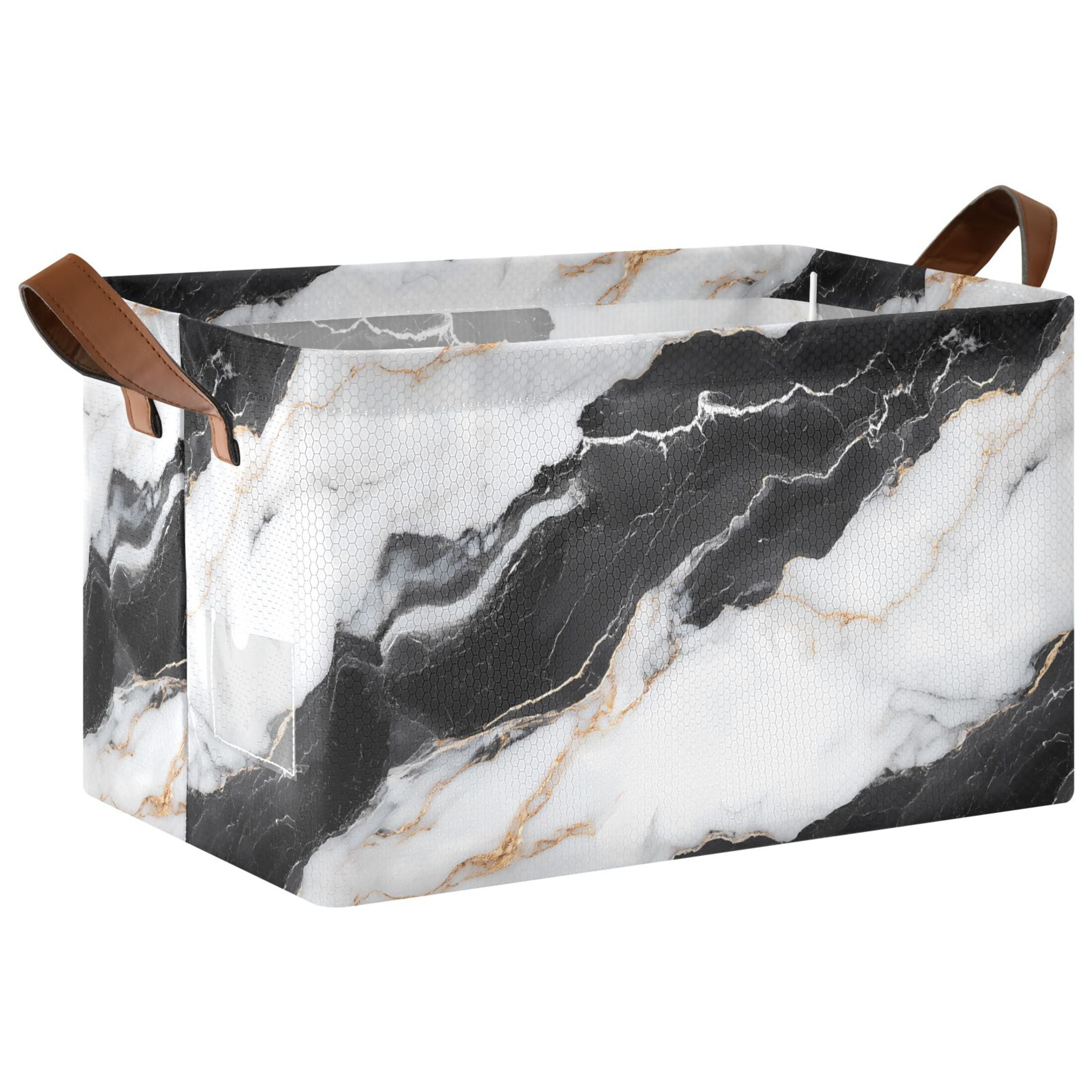 Collapsible Storage Bins Fabric Shelf Baskets with Handles Closet ...