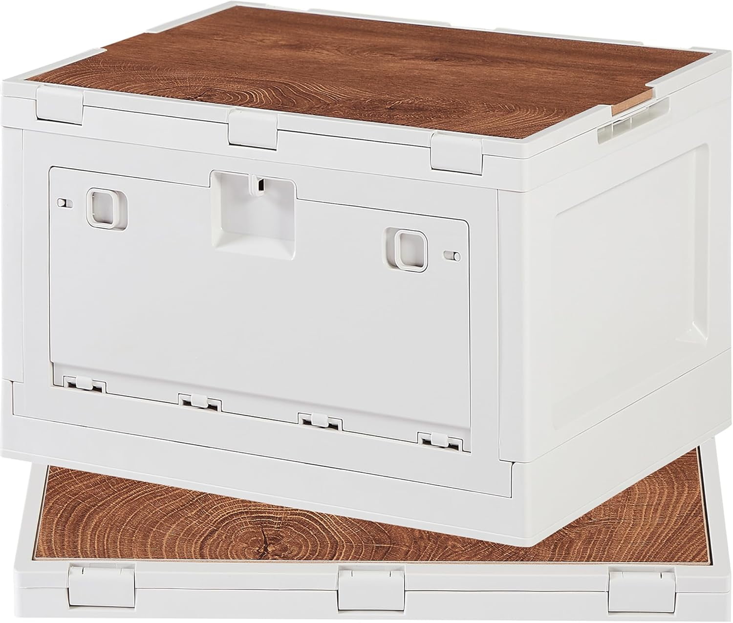 Collapsible Storage Bins with Lids, 55 Qt Large Foldable Plastic Box ...